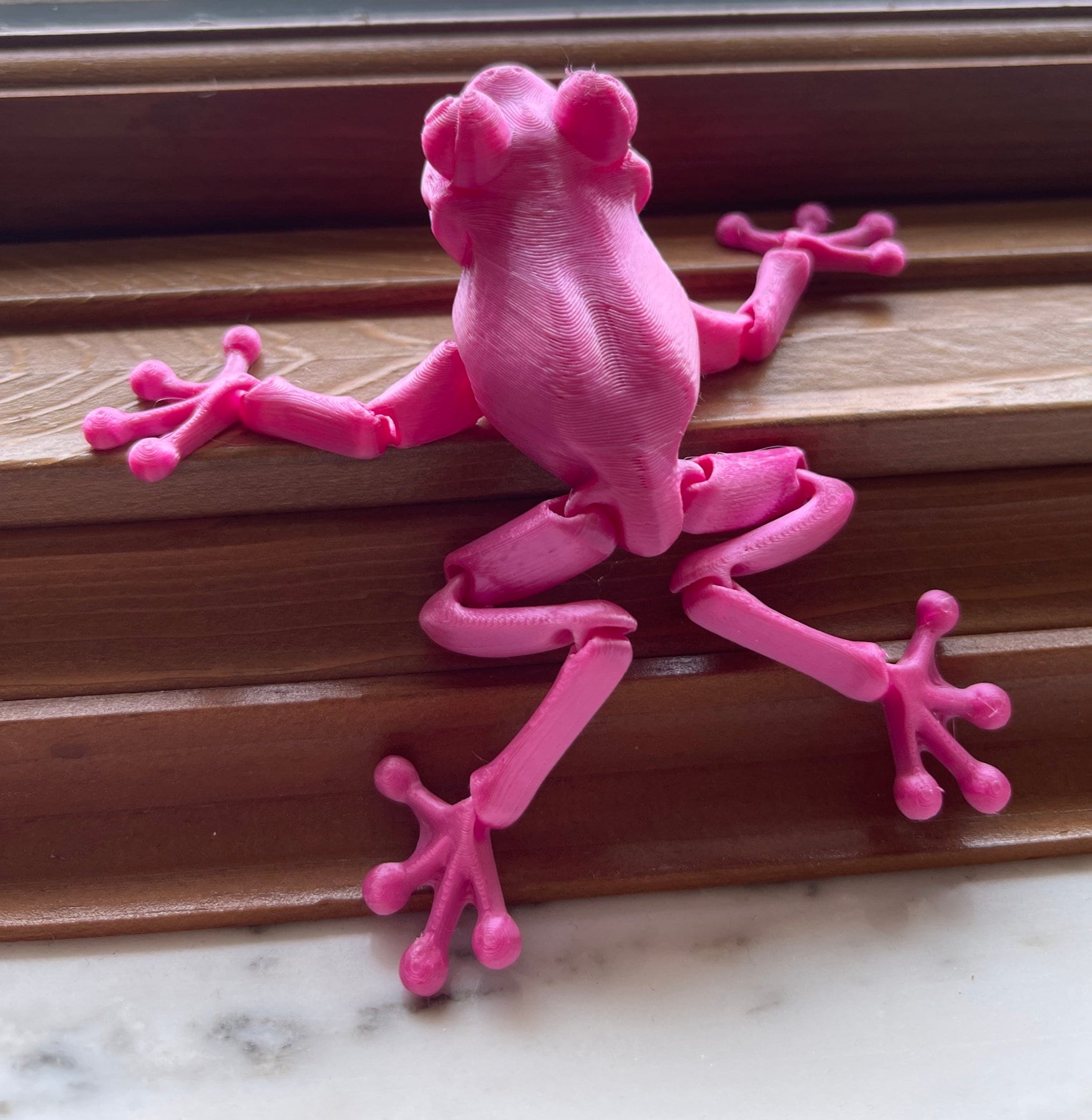 Flexible, Articulating Unique 3D Printed Frog Multi Size, Color - Etsy