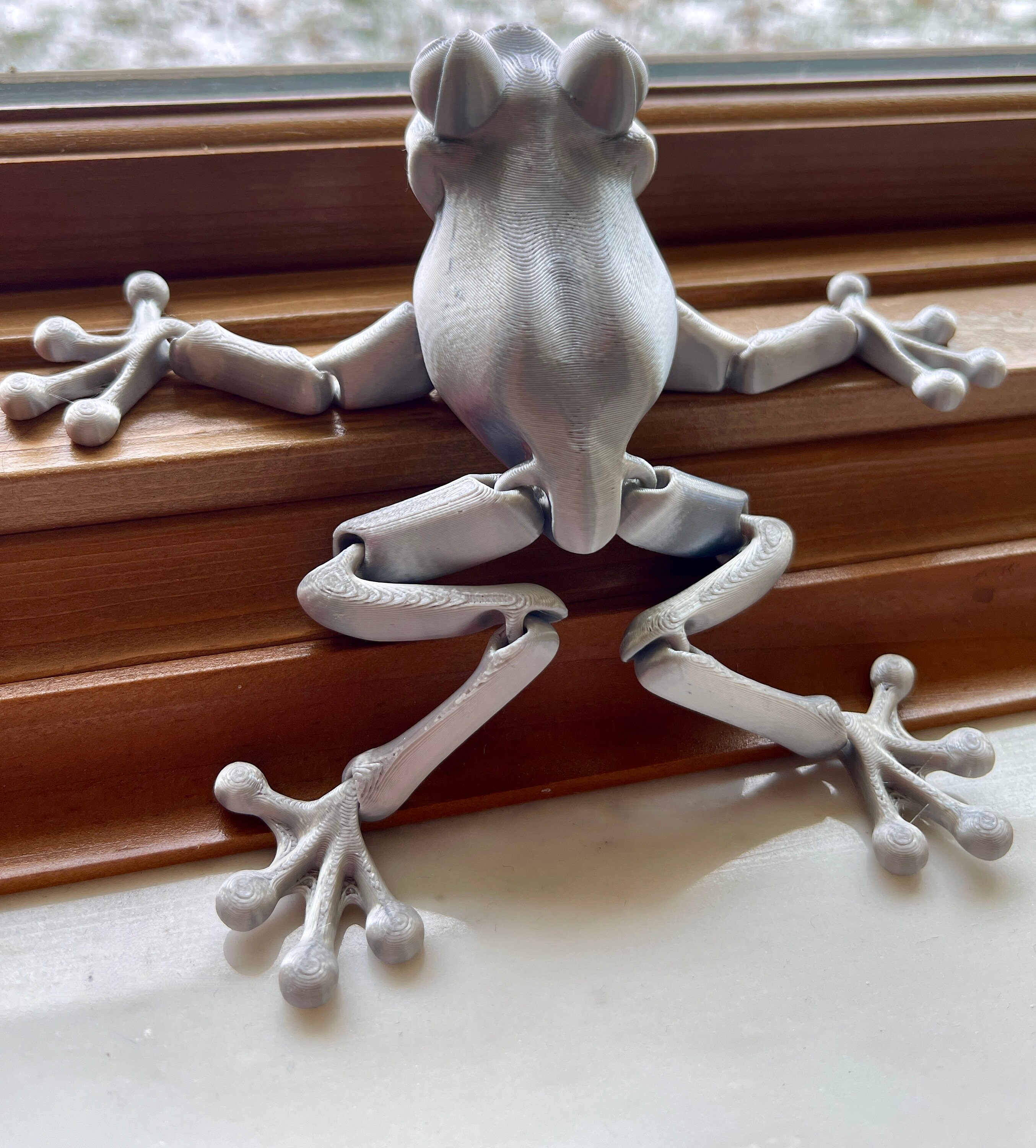 Flexible, Articulating Unique 3D Printed Frog Multi Size, Color - Etsy