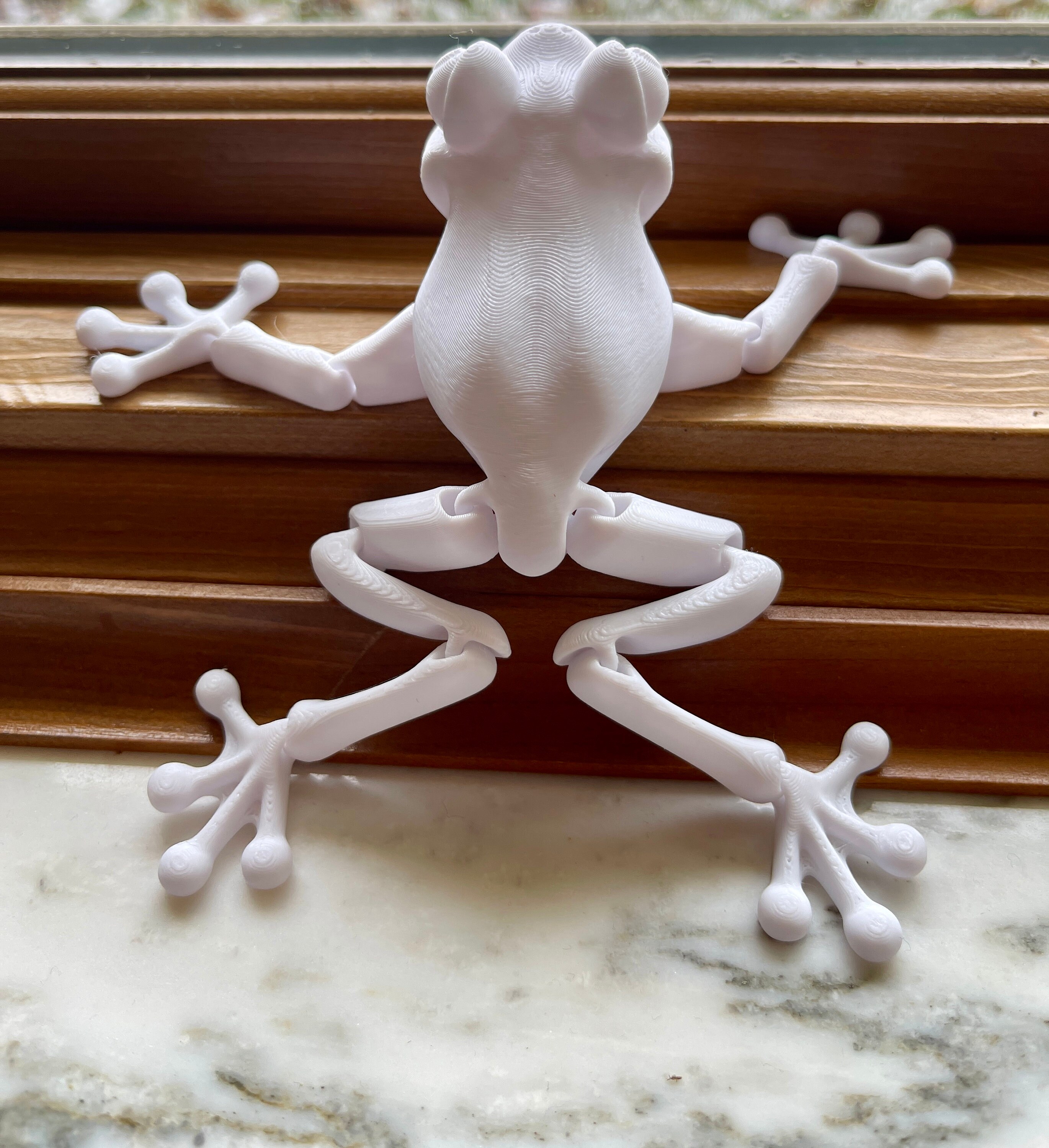 Flexible, Articulating Unique 3D Printed Frog- Multi Size, Color - Etsy