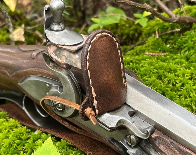 Handmade Leather Frizzen Stall / Frizzen Cover for Flintlock - Etsy