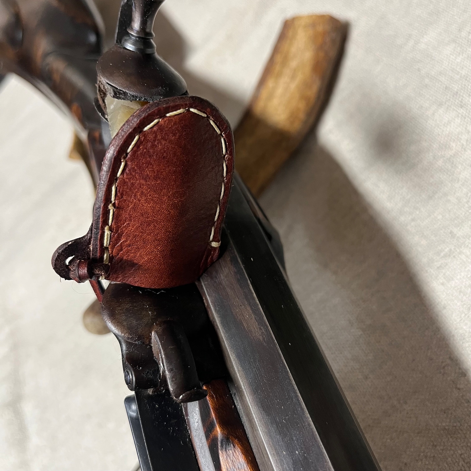 Handmade Leather Frizzen Stall / Frizzen Cover for Flintlock - Etsy