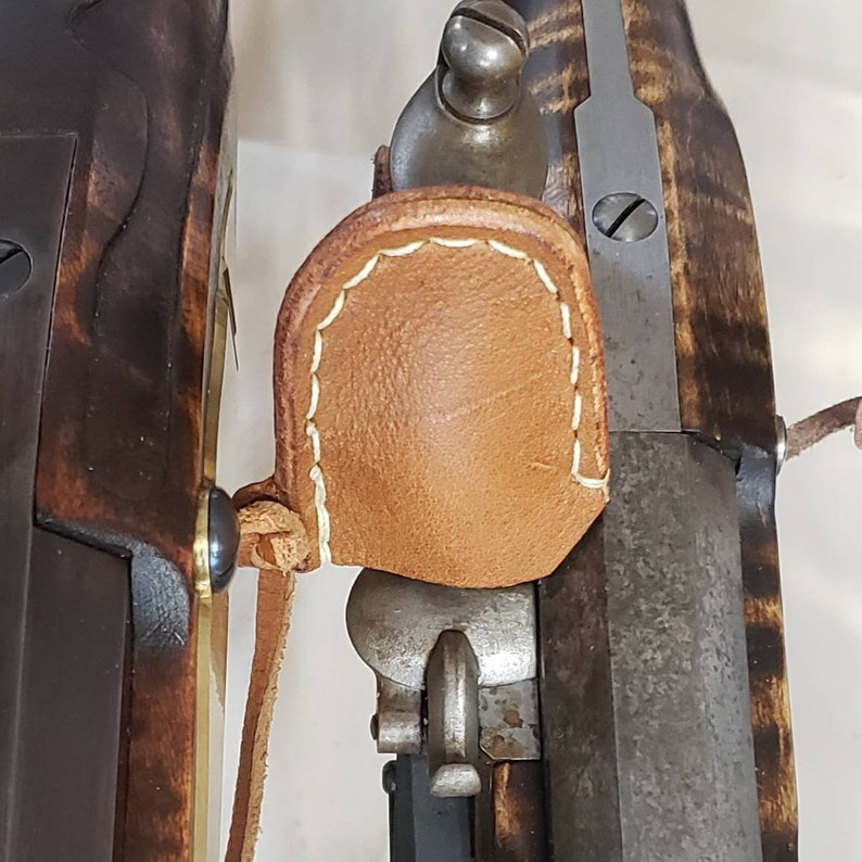 Handmade Leather Frizzen Stall / Frizzen Cover for Flintlock - Etsy