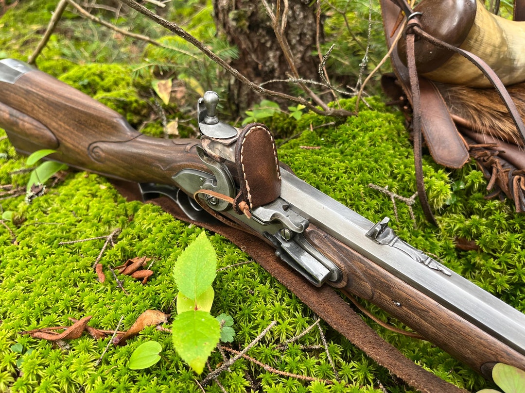 Handmade Leather Frizzen Stall / Frizzen Cover for Flintlock - Etsy