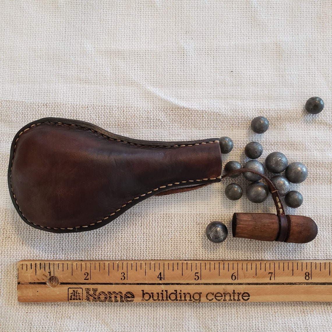 Leather Ball Flask, Shot Flask, Handmade - Etsy