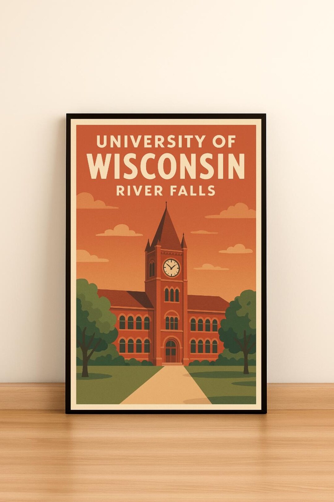 University of Wisconsin River Falls – Digital Download Wall Art ...