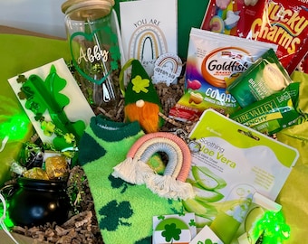 St Patrick's Day Care Package Goodie Box - Etsy