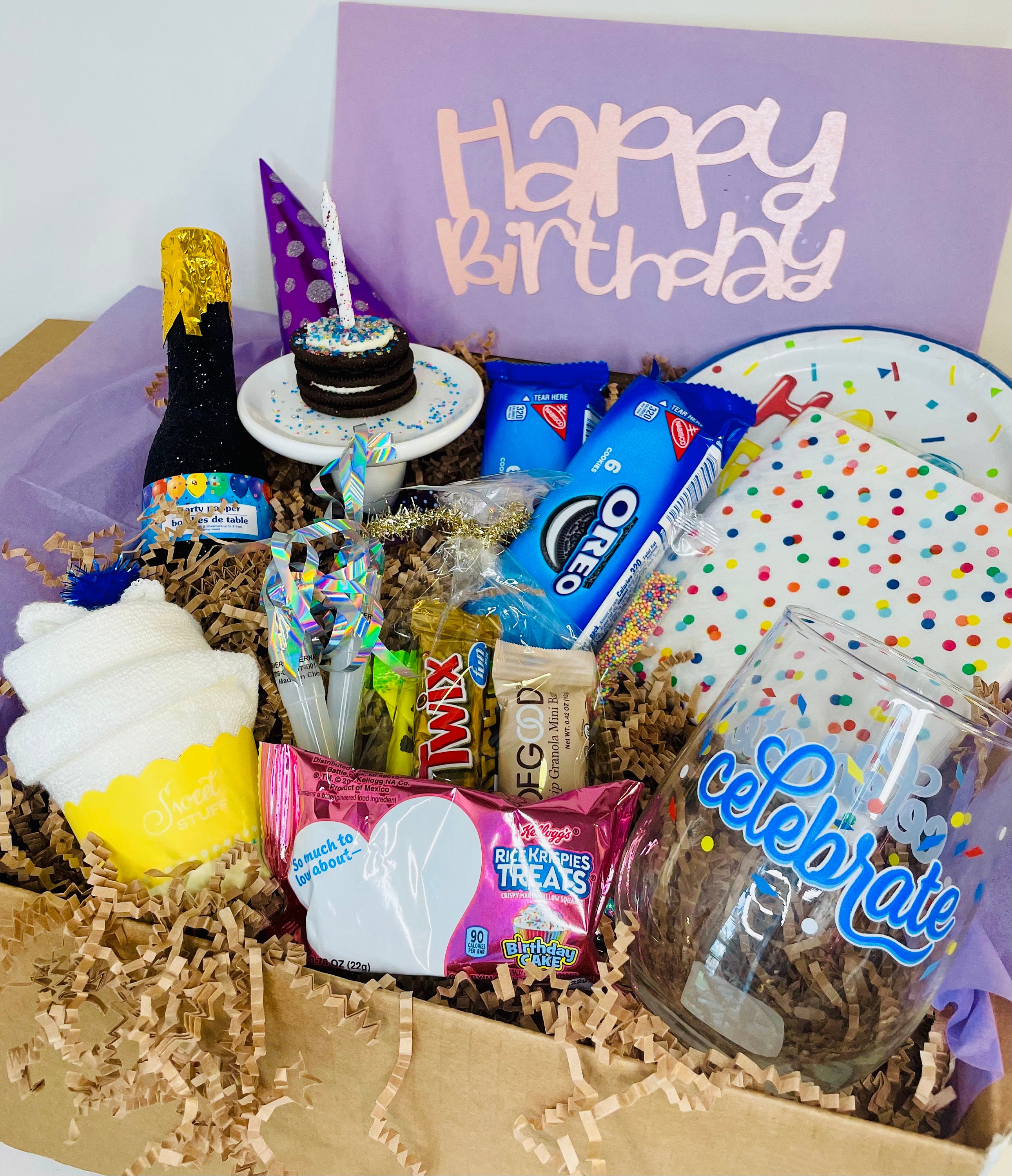 Happy Birthday Party in a Box for College Student - Etsy