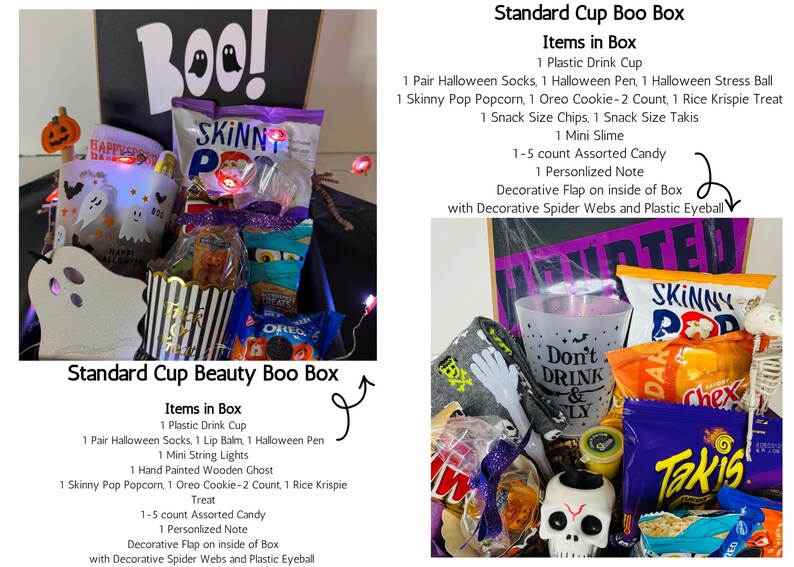 Spooky Halloween Boo Box: College Snack Gift - Etsy