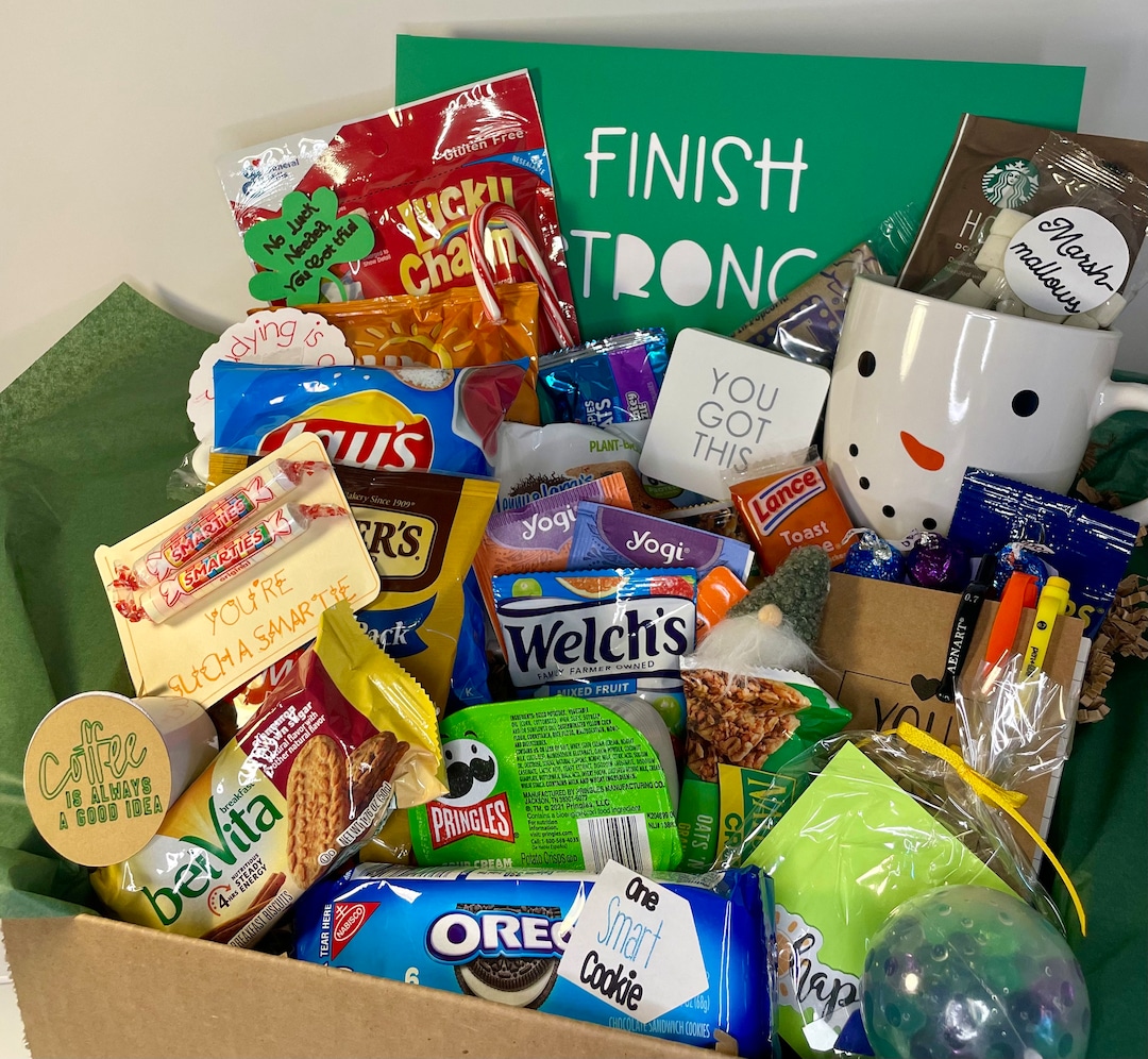 Finals and Midterms Survival College Care Package, Finals Care Package ...