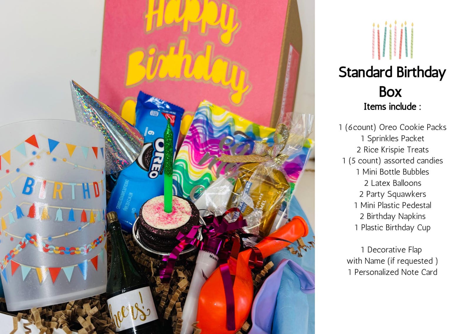 Happy Birthday Party in a Box for College Student - Etsy