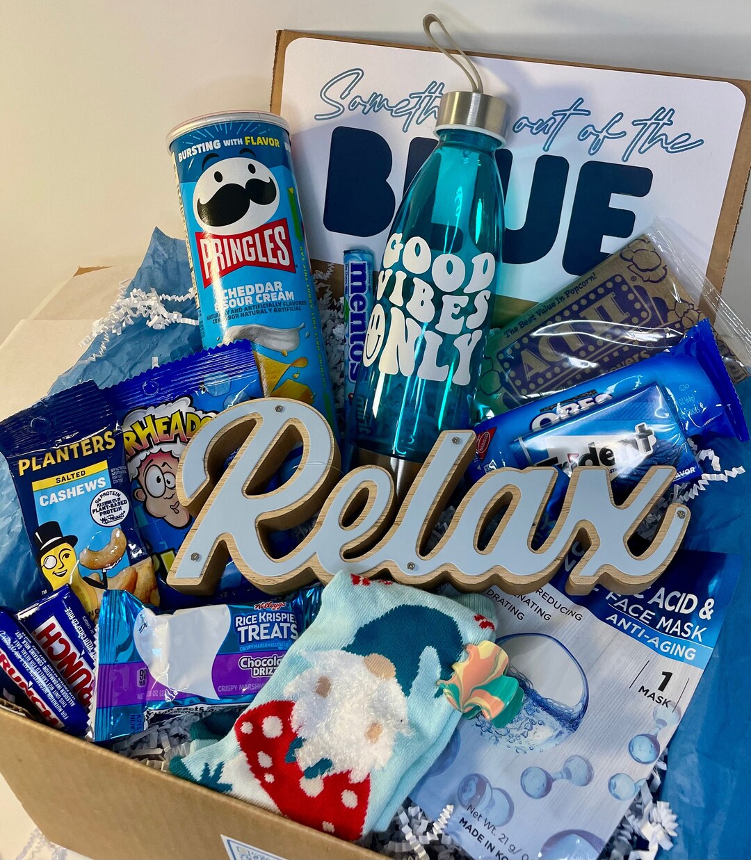 Something Out of the Blue College Care Package, Feeling Blue Care ...