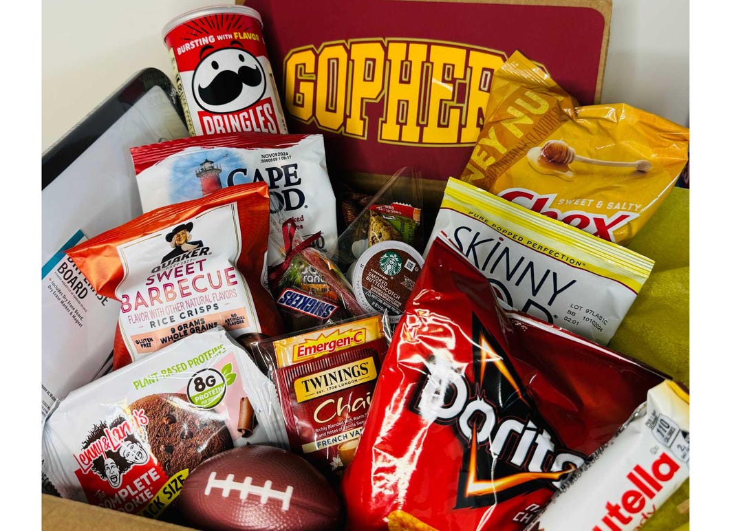 University and College Themed Care Package, Custom College Gift Box - Etsy