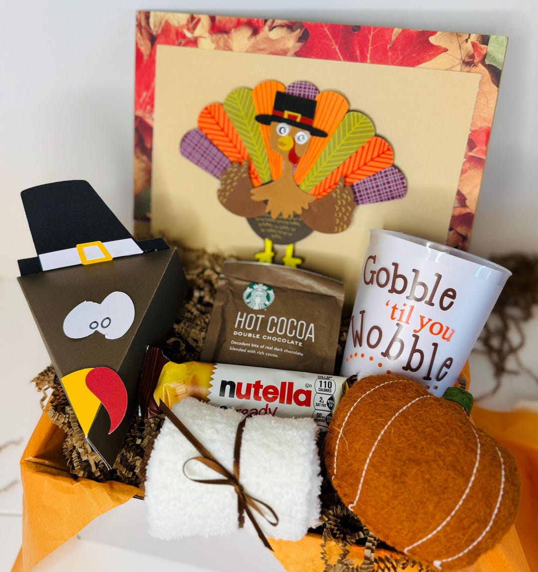 Fall Thanksgiving Care Package: Coffee, Treats & Cozy Socks - College ...