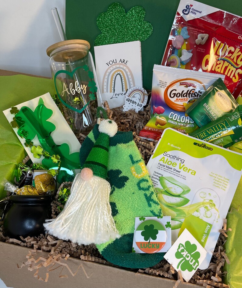 St. Patrick's Day Gift Box for College Student St. - Etsy