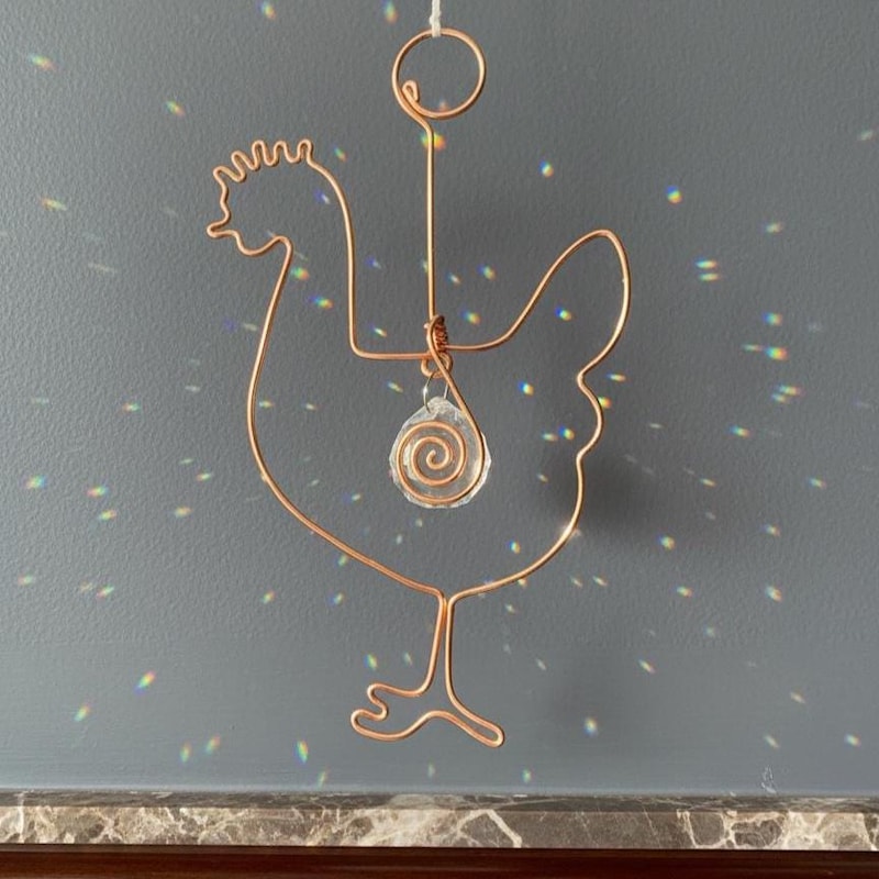 Chicken Wire Suncatcher - Etsy