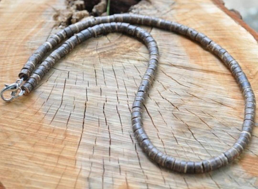 Hawaiian Coconut Shell Tropical Necklace - Etsy