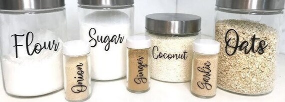 Pantry Labels Stickers | Etsy