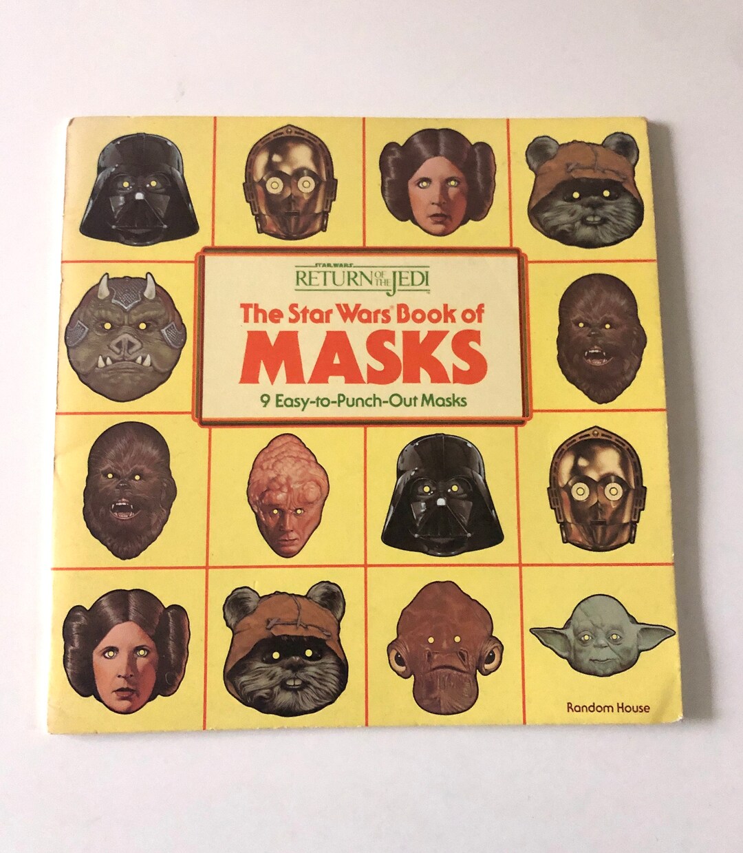 1983 STAR WARS Book of Masks Return of the Jedi - Etsy