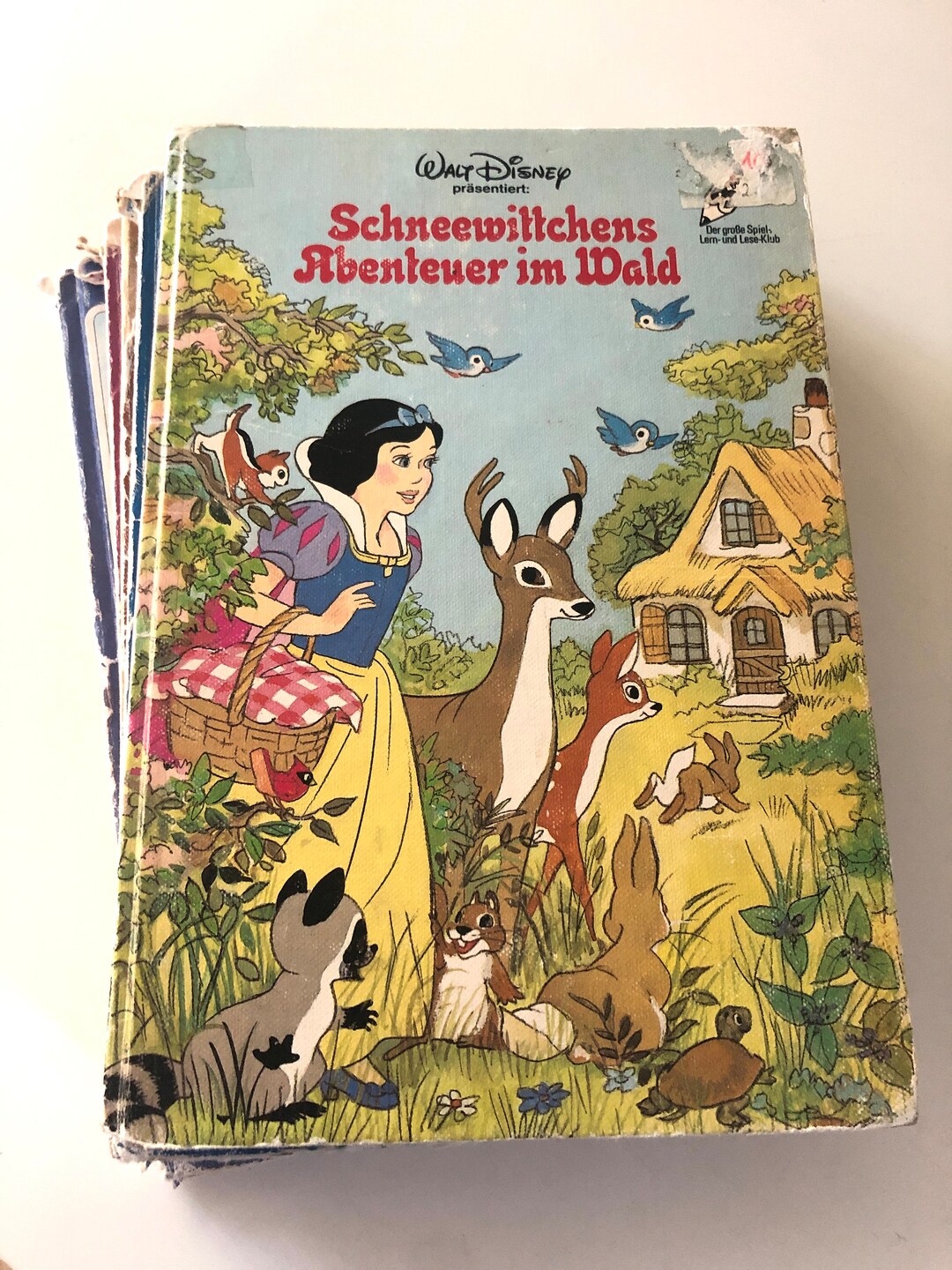 Walt Disney 5 German Hardcover Books Snow White/bambi/aristocats/gramma ...