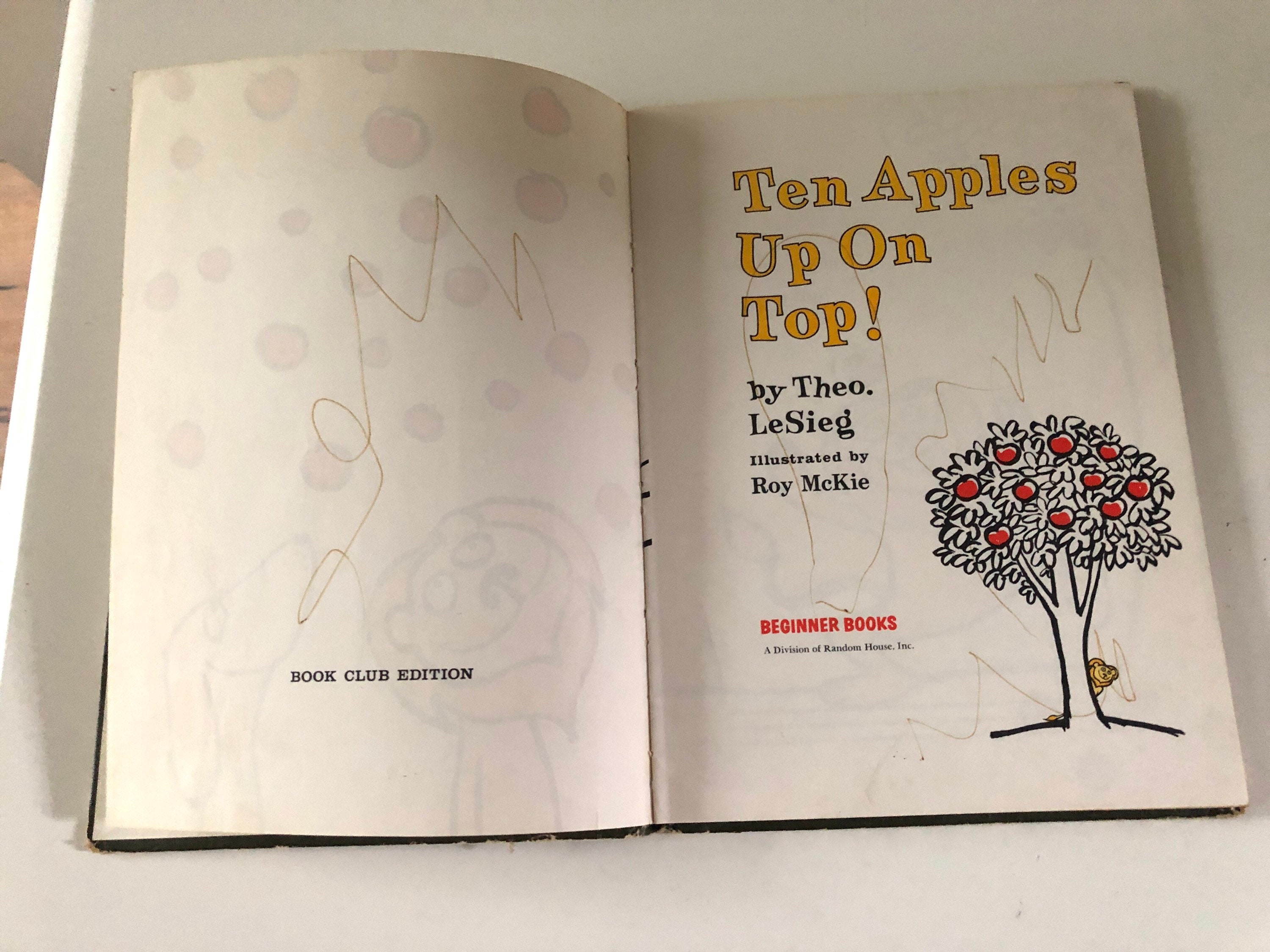 1961 First Edition Dr. Seuss Ten Apples up on Top - Etsy