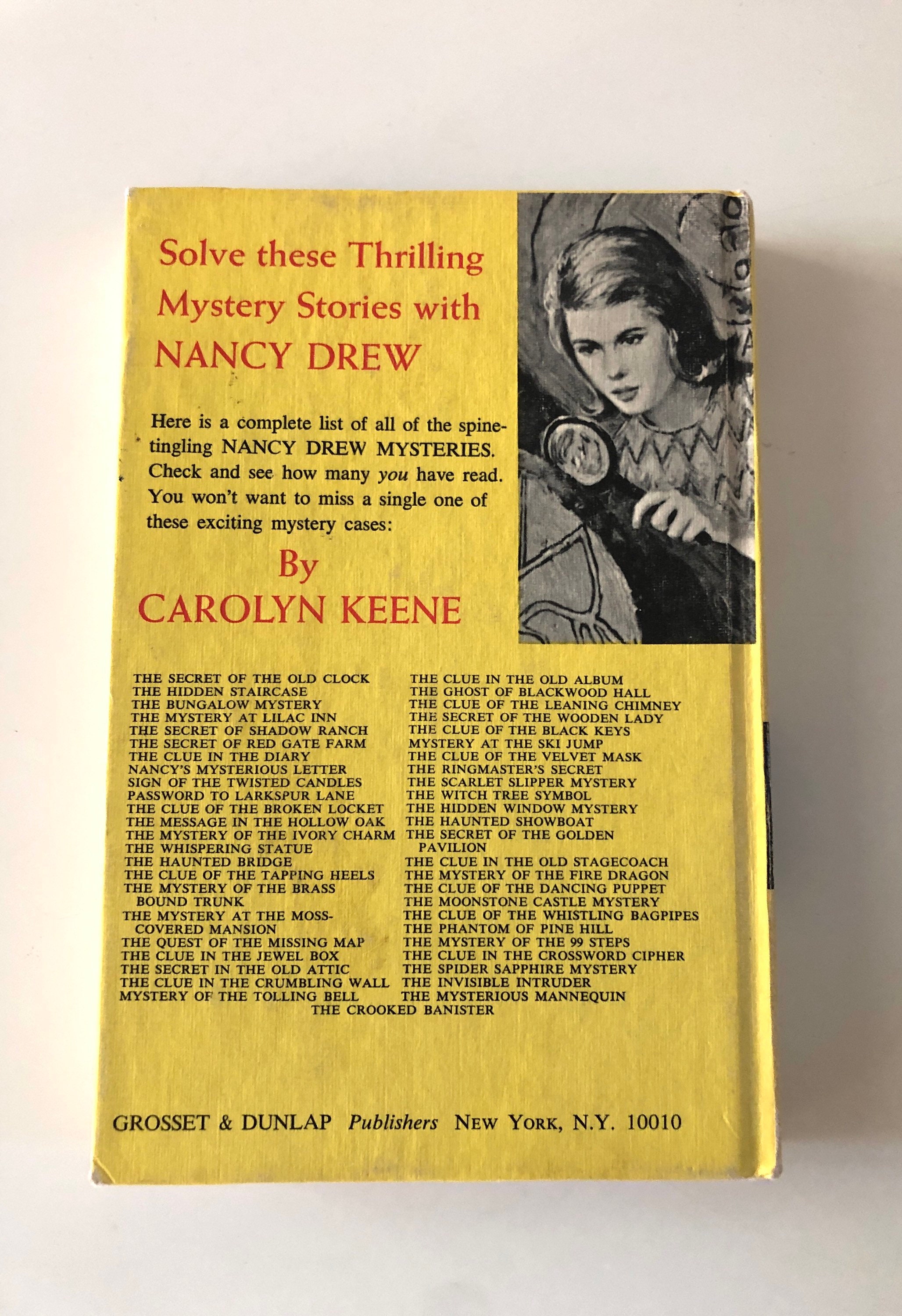 1936 the Mystery of the Ivory Charm Nancy Drew Mystery Stories Carolyn ...