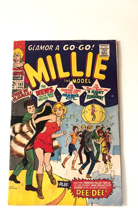 Vintage 1967 MILLIE the MODEL Comic Book Vol 1 152 Marvel - Etsy