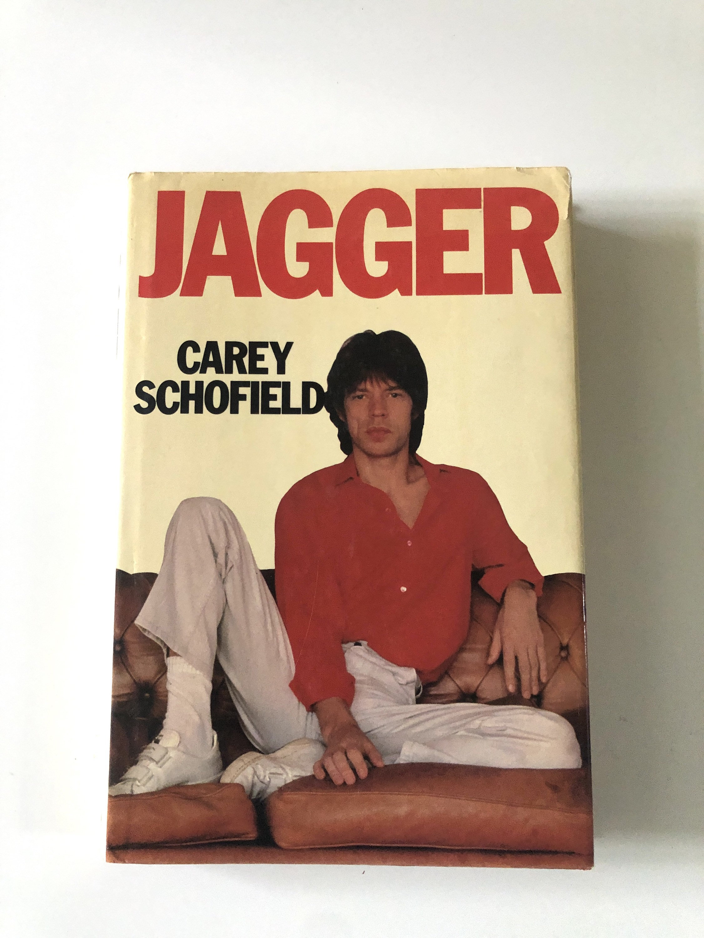 JAGGER 1983 Biography of Mick Jagger by Carey Schofield Hard Cover With ...