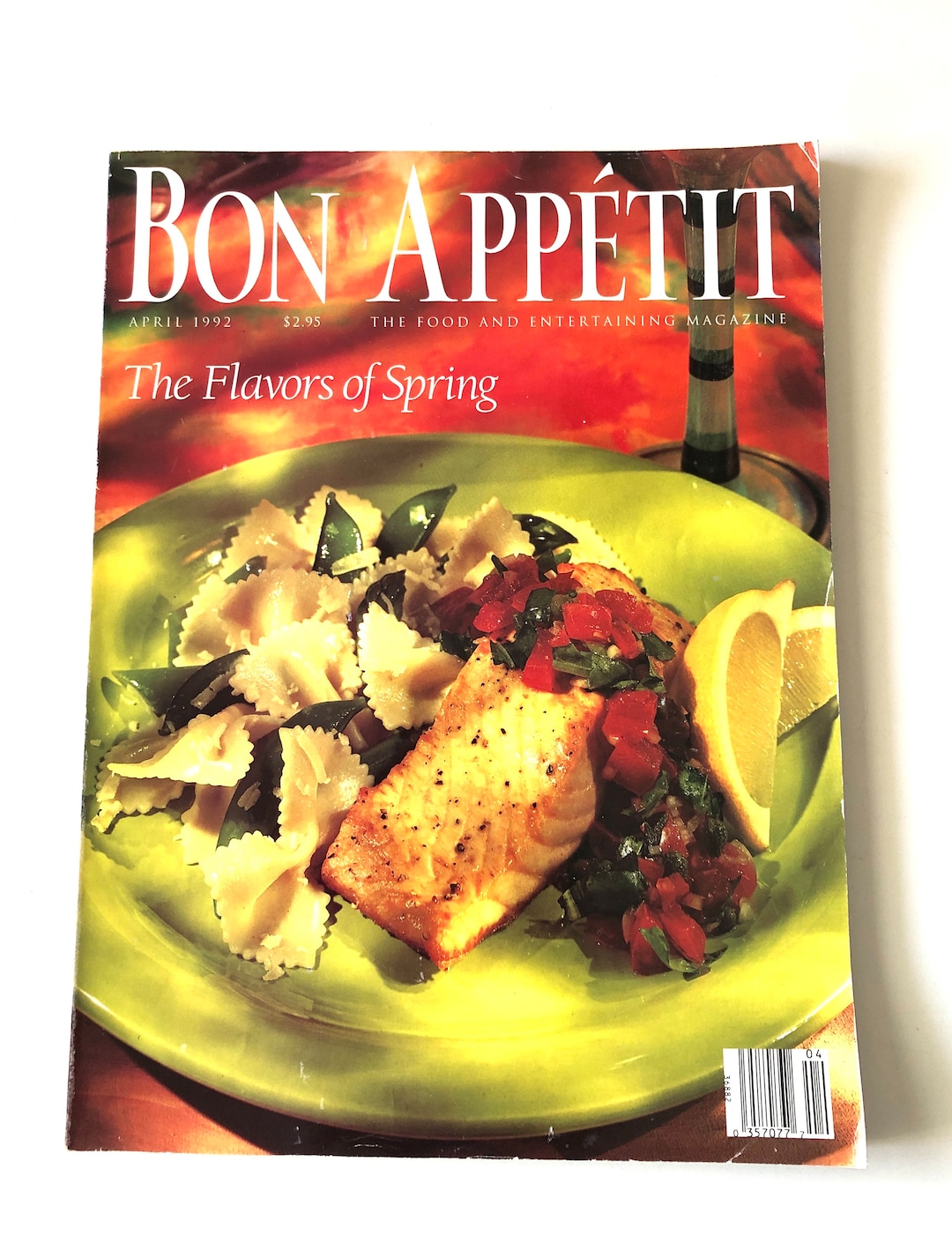 Vintage BON APPETIT Magazines Flavors of Spring April 1992 - Etsy