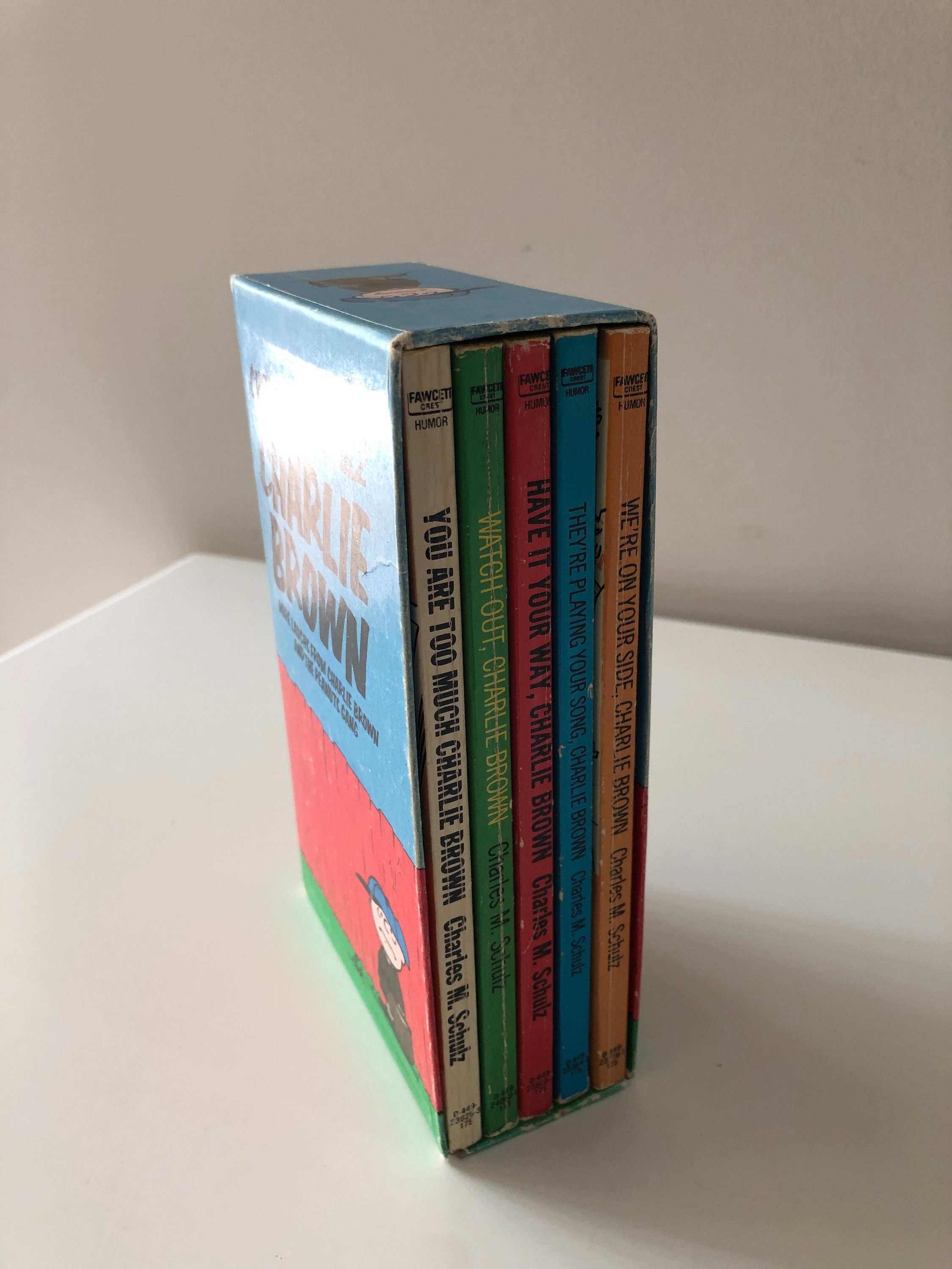 Vintage Charlie Brown Set of Comic Books Charles Schulz - Etsy