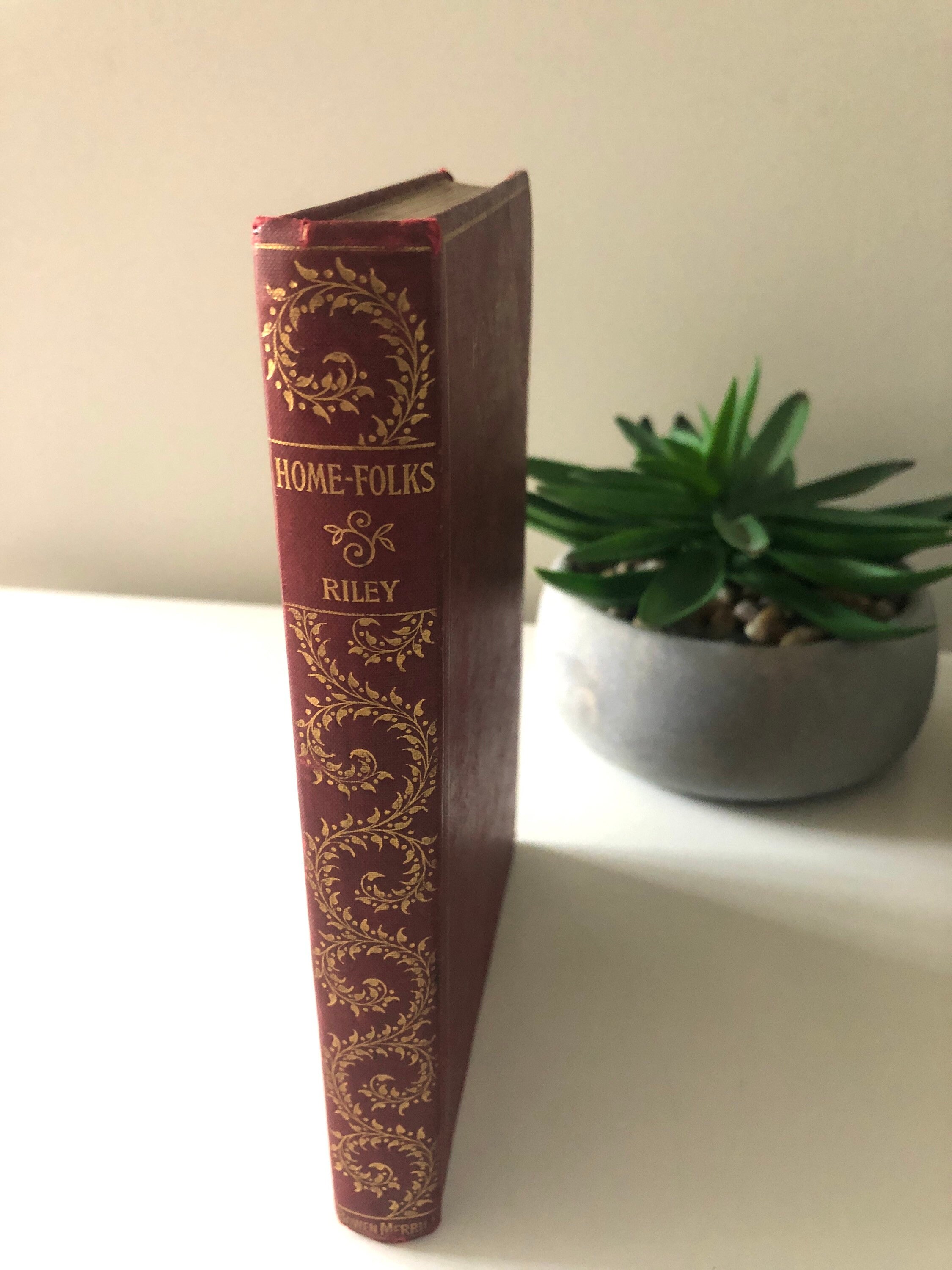 1900 Antique HOME-FOLKS by James Whitcomb Riley Poetry First Edition - Etsy