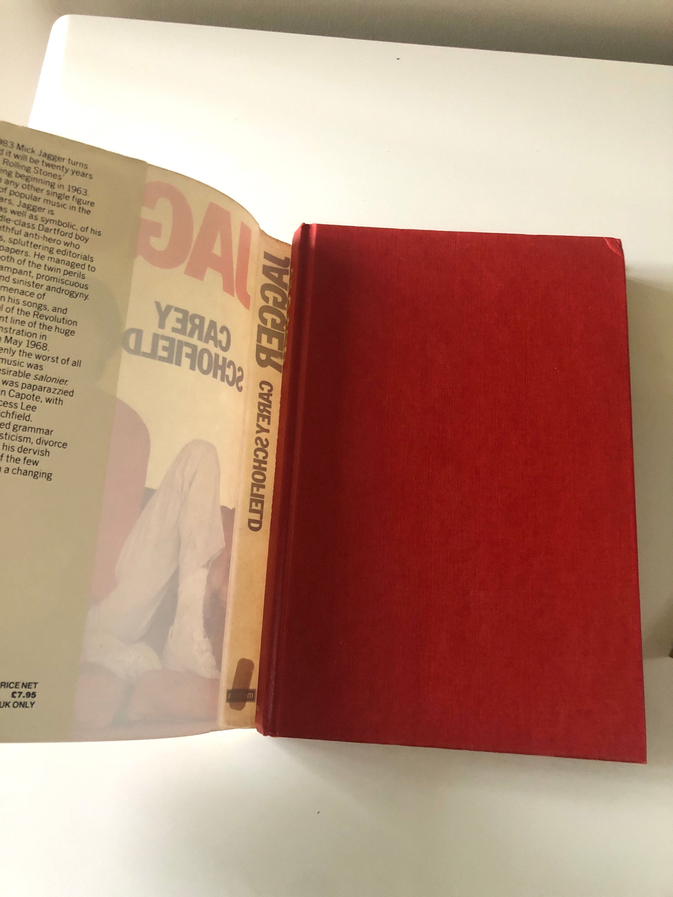 JAGGER 1983 Biography of Mick Jagger by Carey Schofield Hard Cover With ...