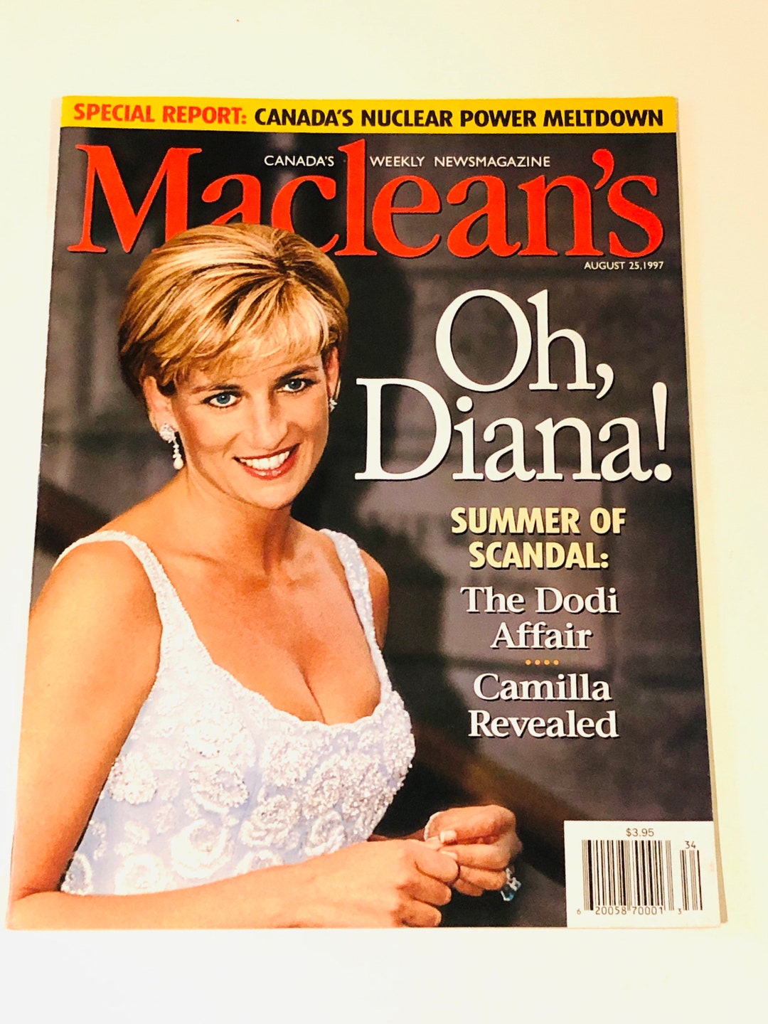 Macleans 1997 Oh, Diana! Magazine Summer Scandal: the Dodi Affair ...