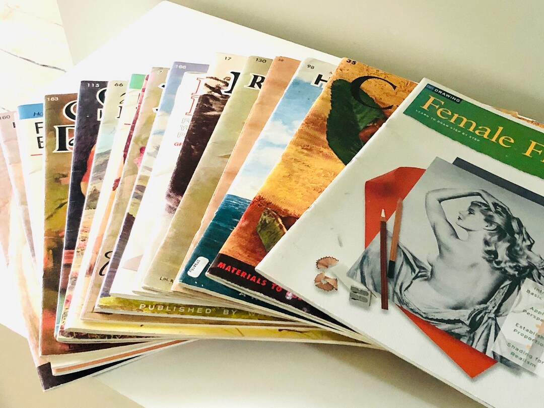 How to Draw/paint Vintage Walter Foster price is for One - Etsy