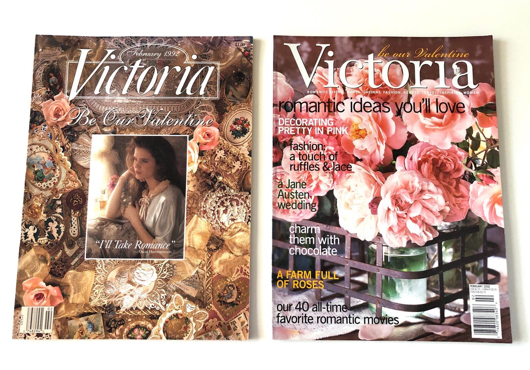 Victoria Magazines Feb 1992/2002 Valentine - Etsy