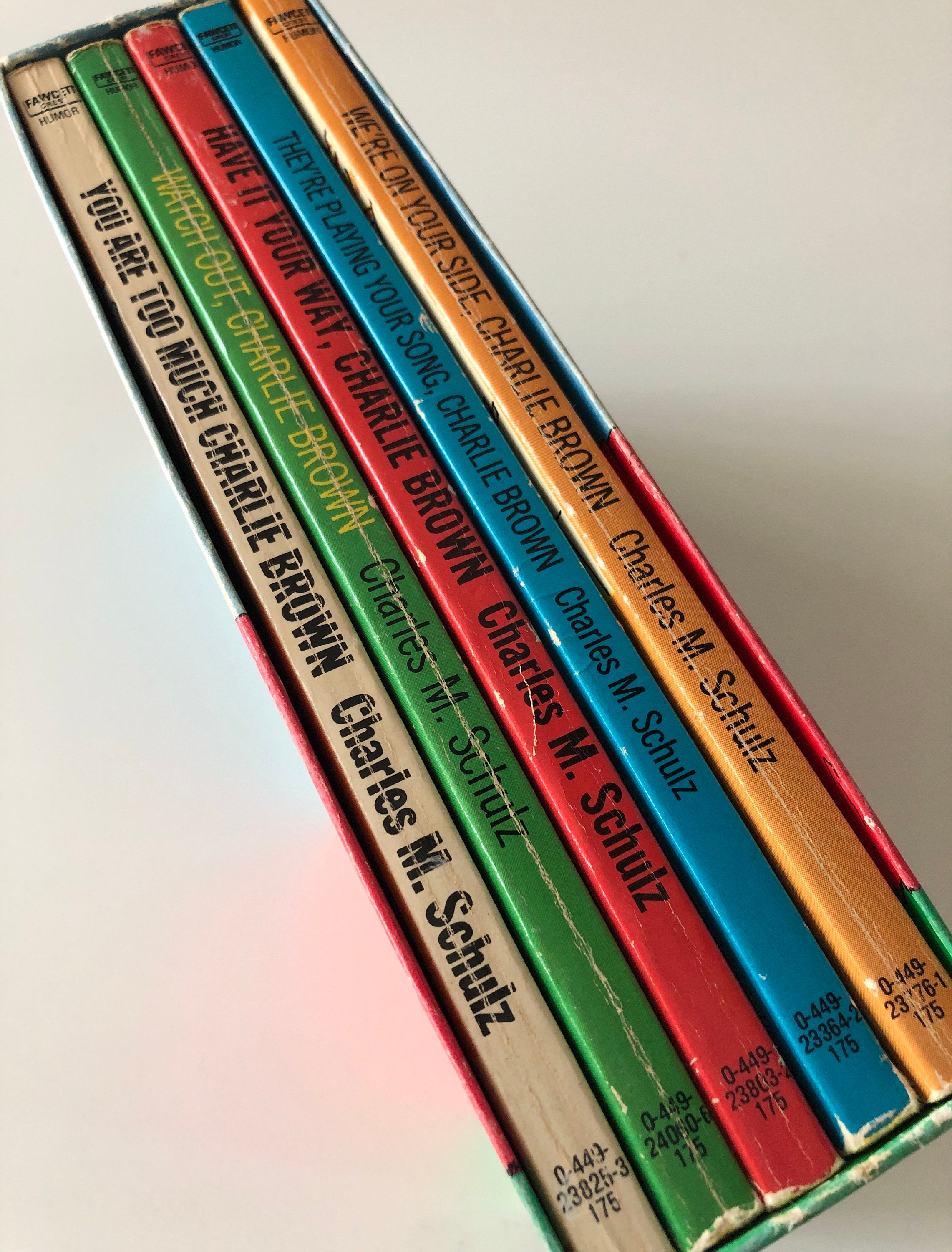 Vintage Charlie Brown Set of Comic Books Charles Schulz - Etsy