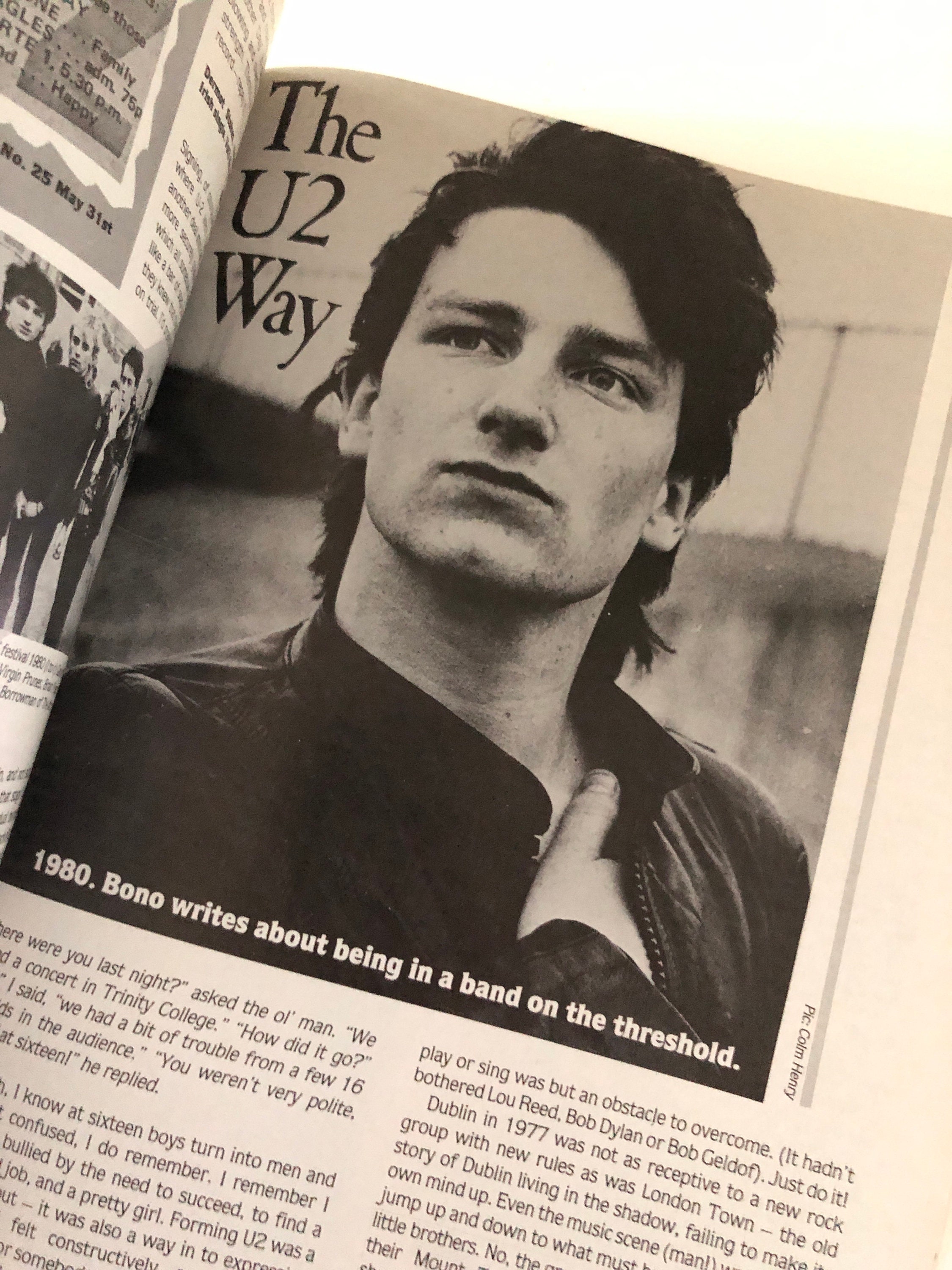 The U2 File A Hot Press U2 History Paperback Fantastic Photography! - Etsy