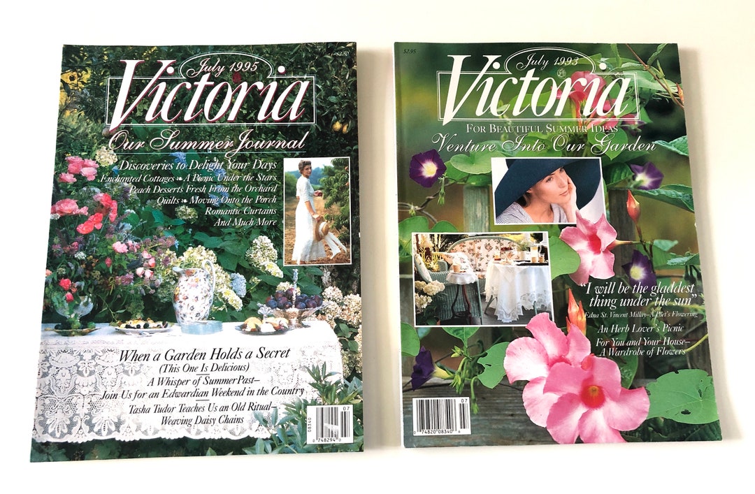 Vintage Victoria Magazines July 1993/1995 Summer - Etsy