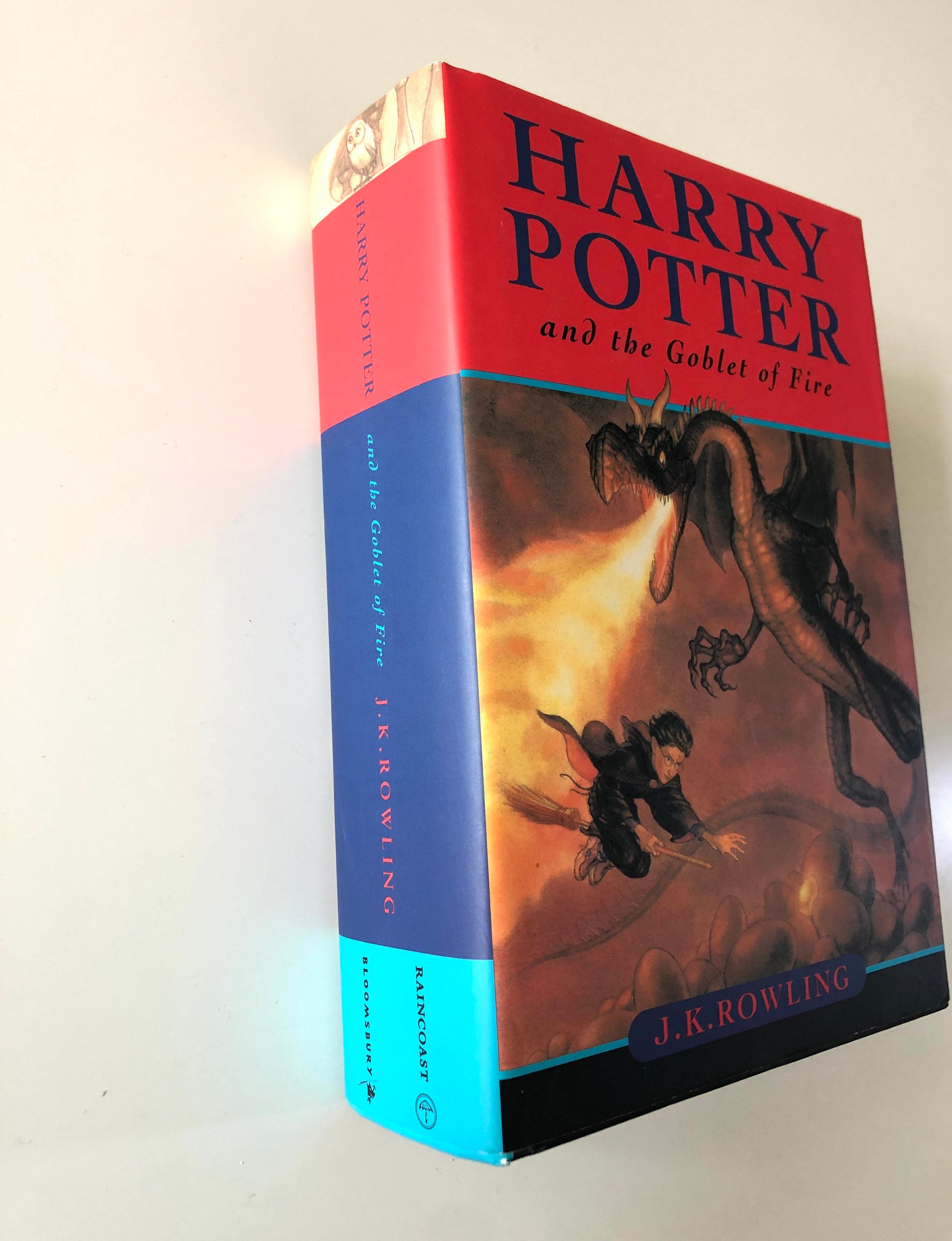 First Edition HARRY POTTER and the Goblet of Fire Hardcover - Etsy