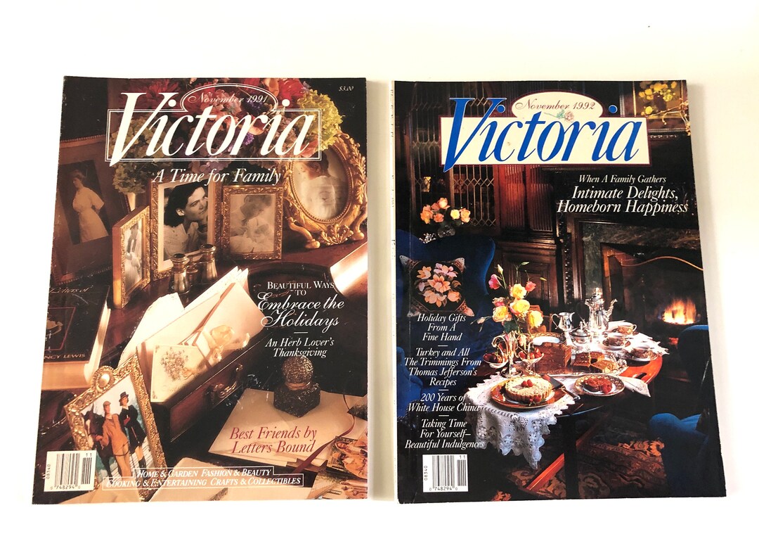Victoria Magazines November 91/92 Home Decor - Etsy