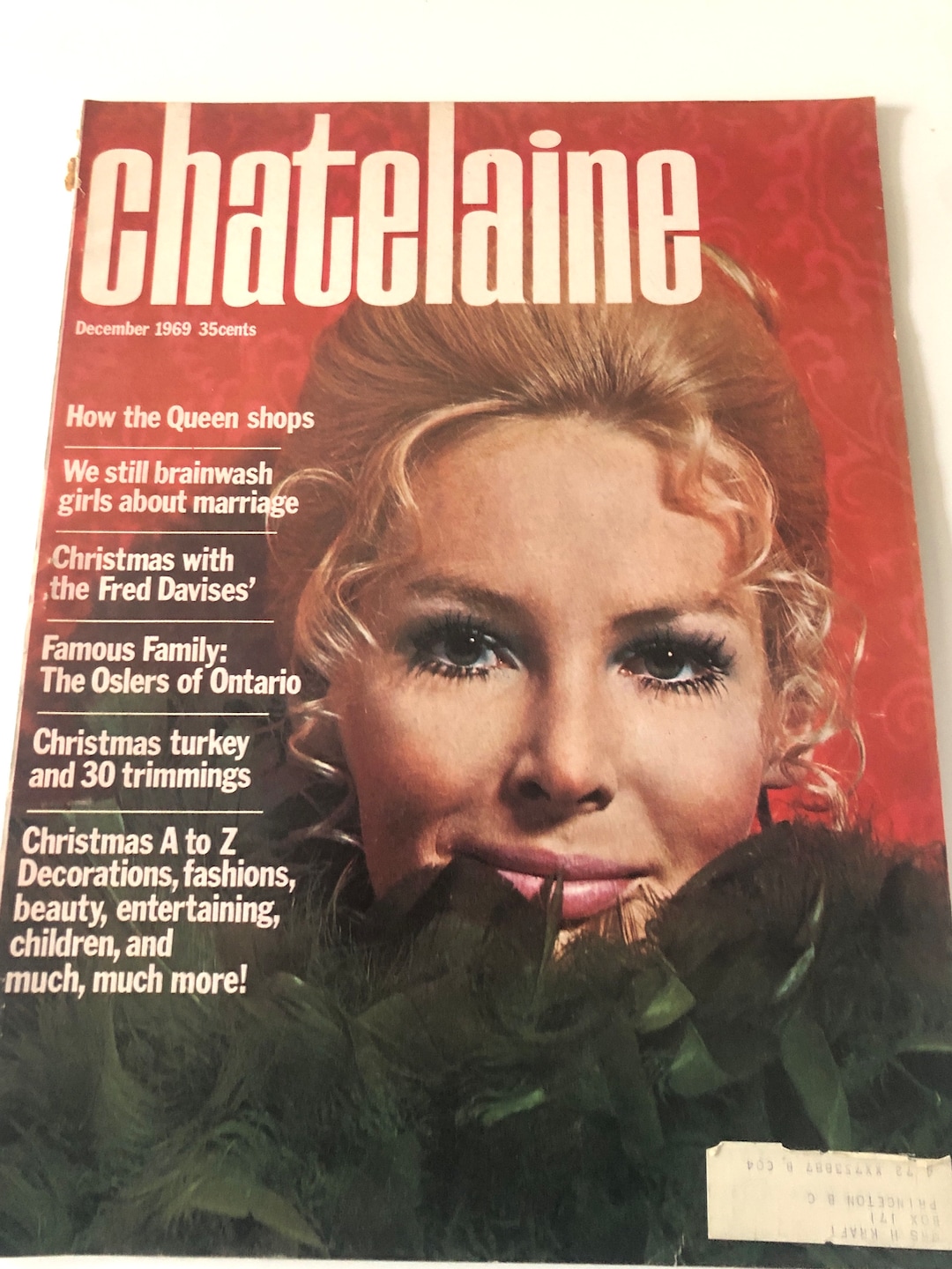 Vintage Chatelaine 60’s December Issue Retro Home Decor Ephemera ...
