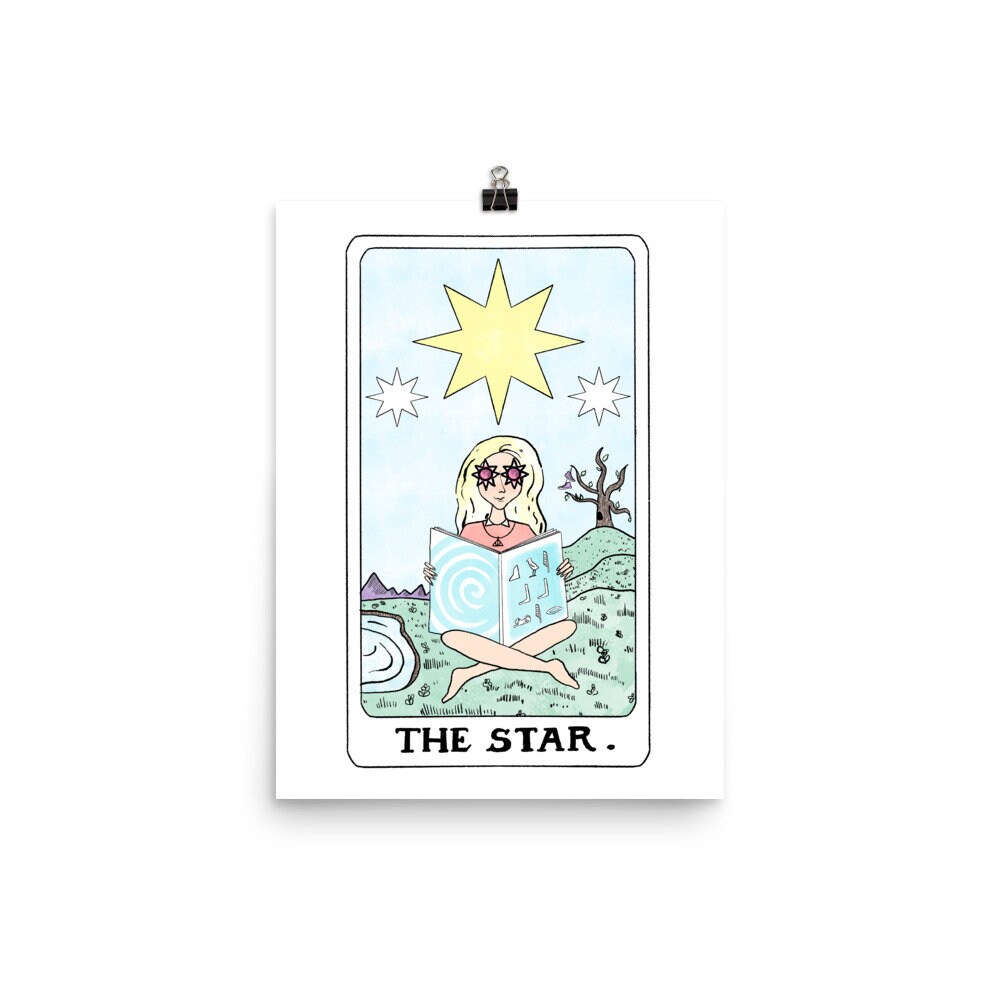 The Star Magic Tarot Beautiful Print - Etsy