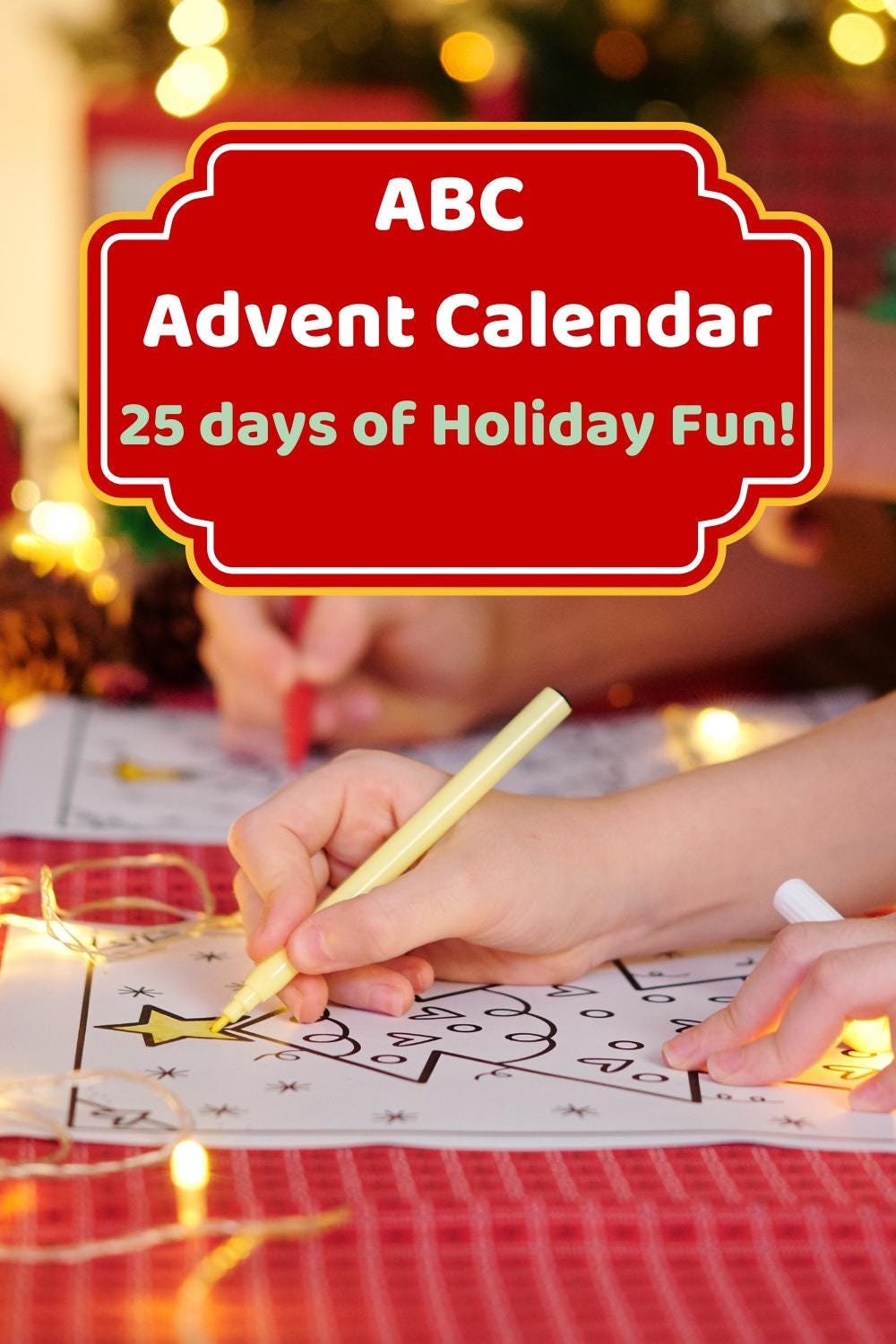 ABC Advent Calendar Companion for Kids – Printable - Etsy
