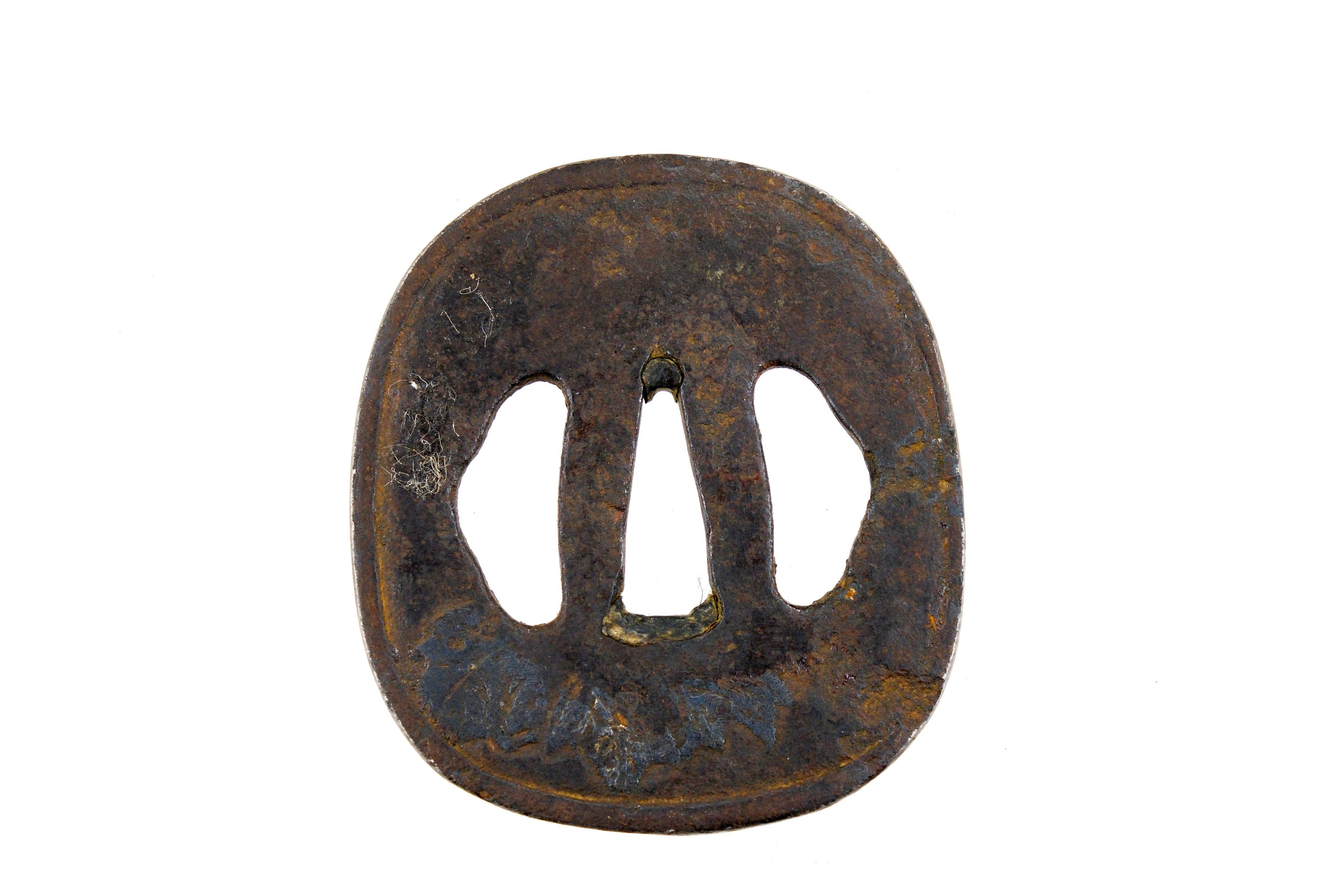 Antique Japanese 17th Century Samurai Iron Tsuba Sword Hilt Guard - Etsy