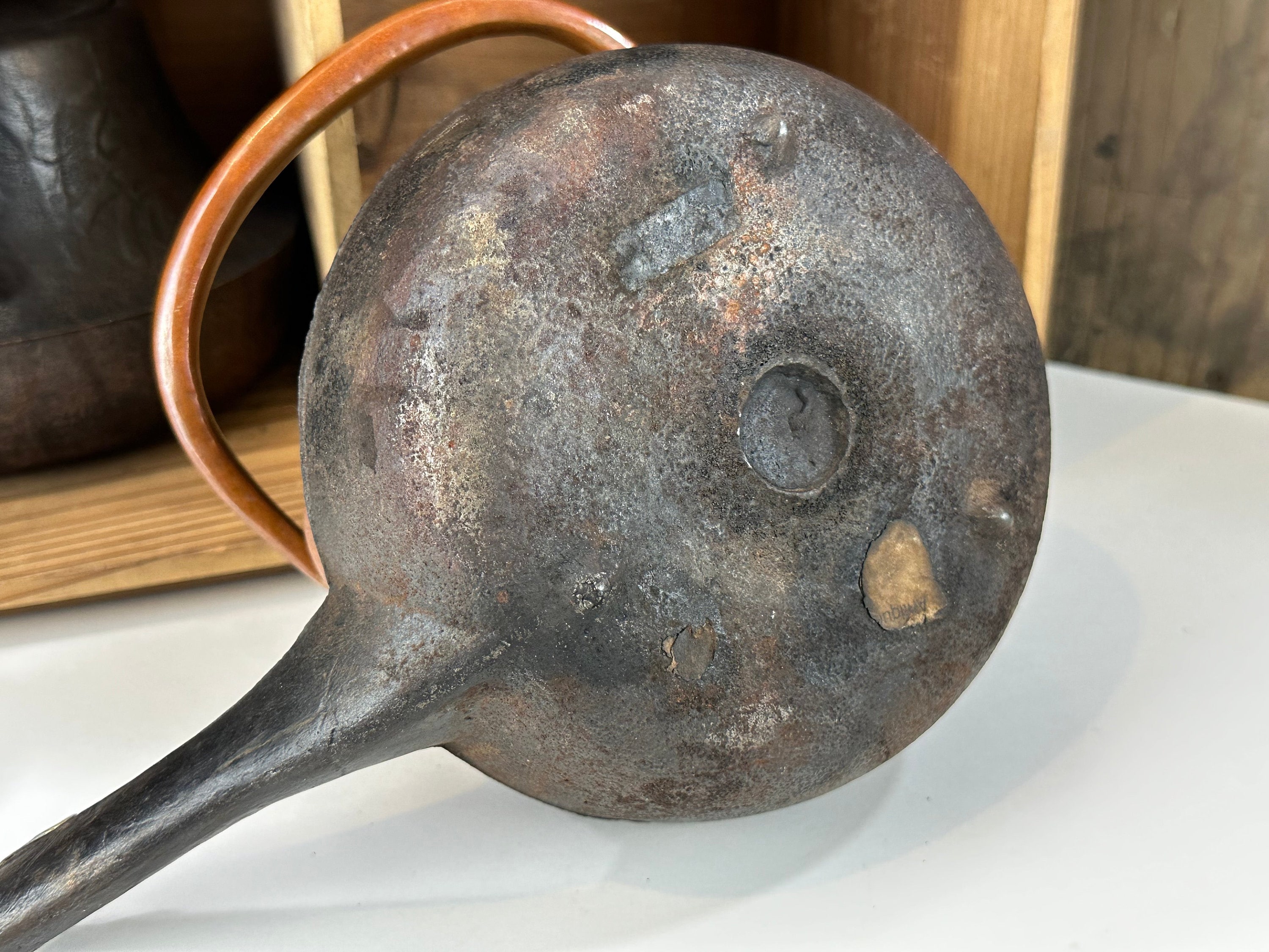 Antique Japanese Choshi Cast Iron Sake Warmer Enamel Inside Ume 9l - Etsy