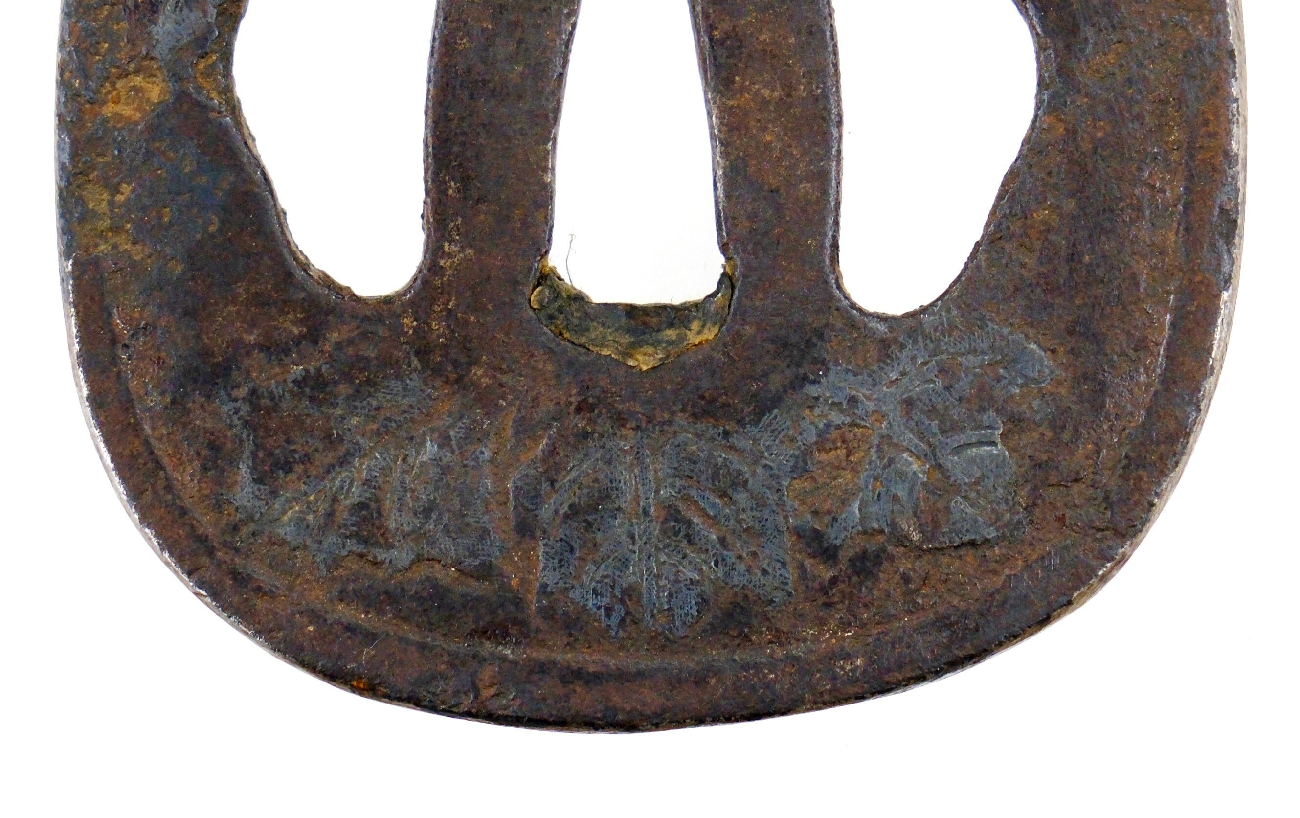 Antique Japanese 17th Century Samurai Iron Tsuba Sword Hilt Guard - Etsy