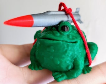 Missile Toad Christmas Ornament Missletoad Mistletoe Cute - Etsy