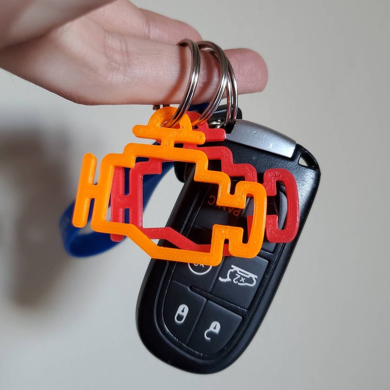 Engine Keychain - Etsy