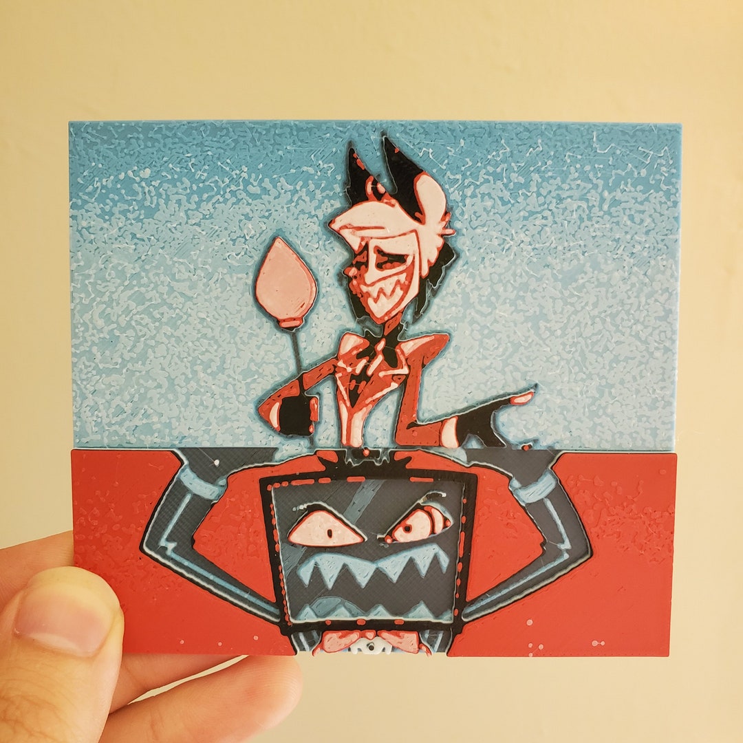 Hazbin Hotel Screengrabs Wall-Decor generado por Hueforge e impreso en ...