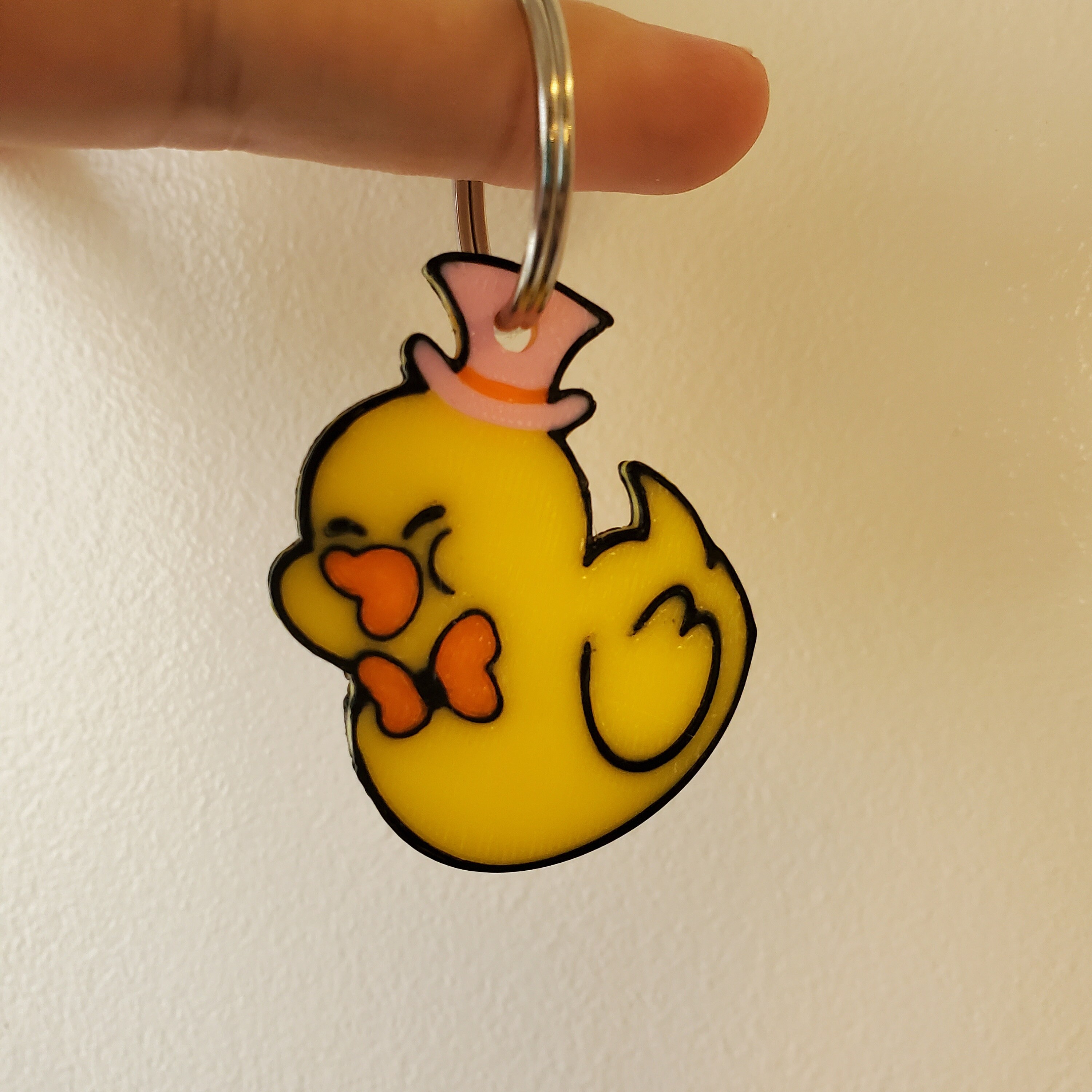 Lucifer Rubber Duck Keychain Hazbin Hotel - Etsy