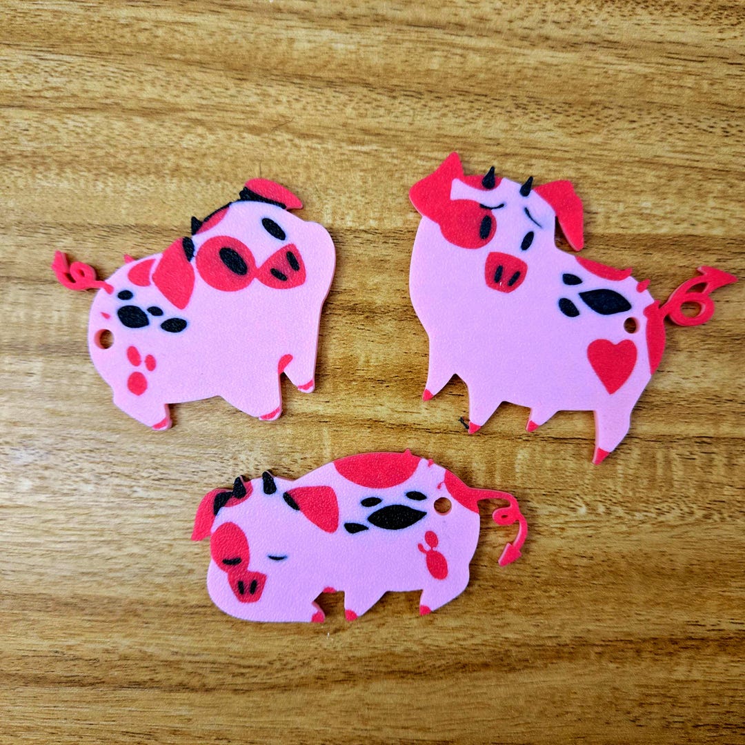 Fat Nuggets Keychain Hazbin Hotel - Etsy